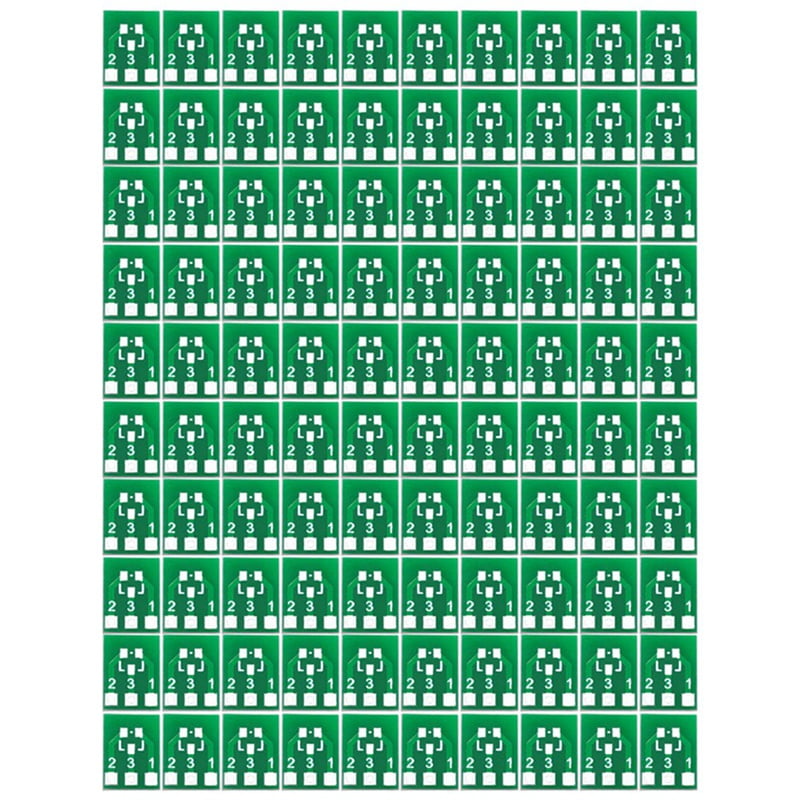 SOT23 SOT23-3 Turn SIP3 Double-Side SMD to DIP Adapter Converter SOT ...