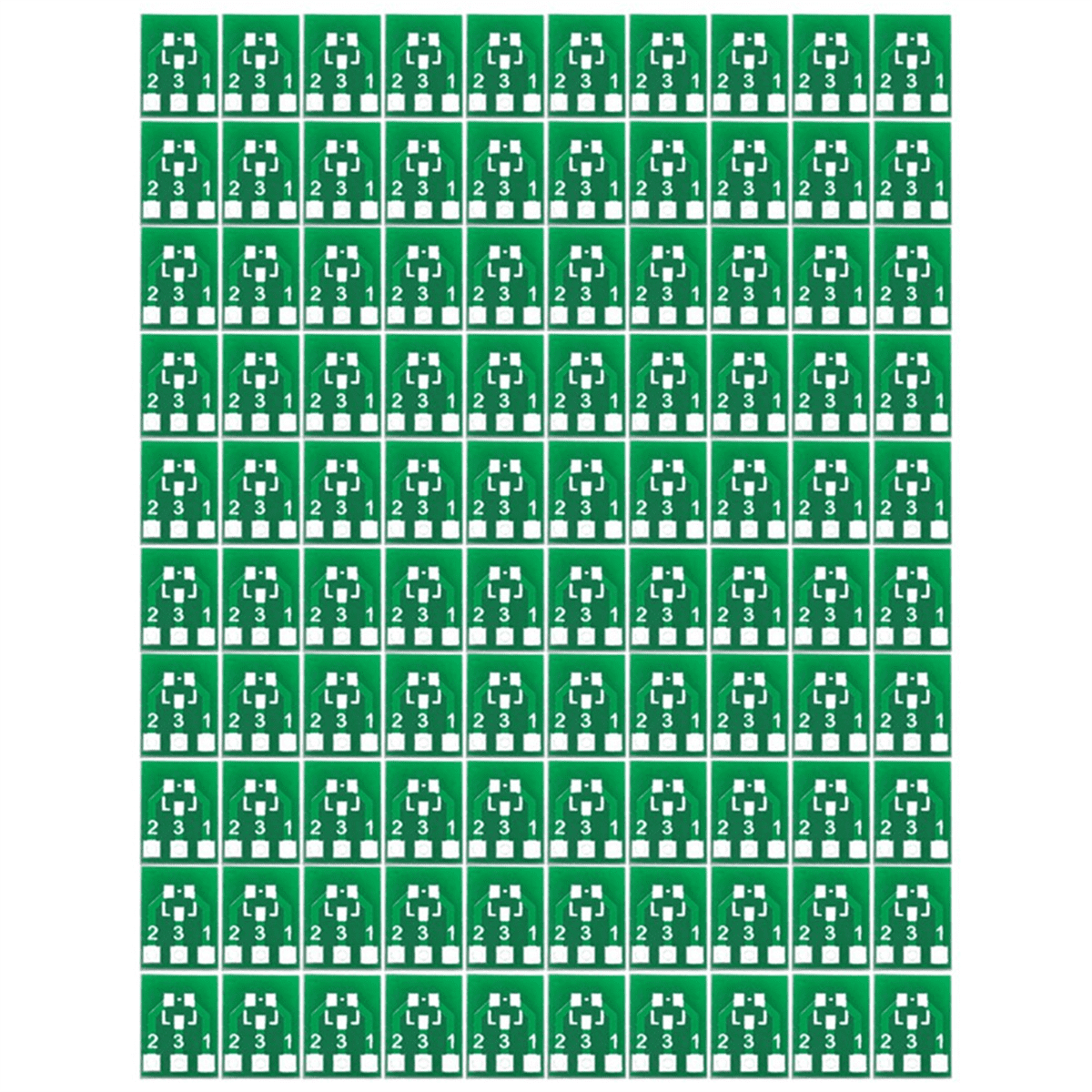 SOT23 SOT23-3 Turn SIP3 Double-Side SMD to DIP Adapter Converter SOT SIP IC Socket PCB Board Diy ...
