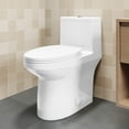 SOTOMO Elongated ADA Compliant One Piece Toilet, 17.2" Comfort Seat Height, 1.1/1.6 GPF Dual ...