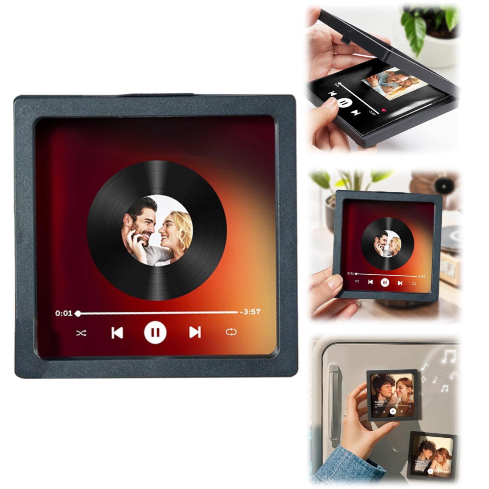 SOUFEEL Personalised Photo Magnet Personalised Album Music Fridge ...