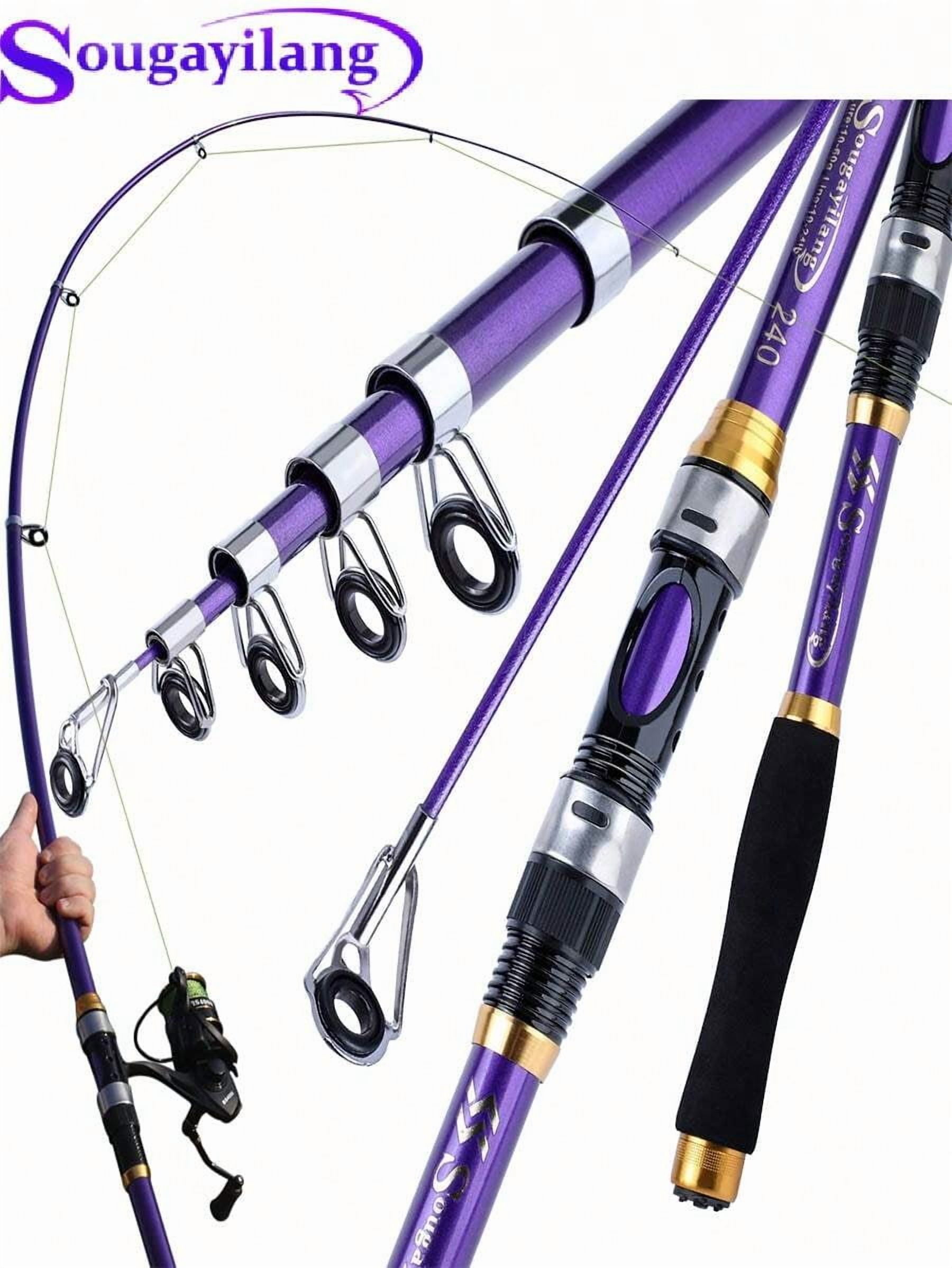 SOUGAYILANG 1.8M 2.1M 2.4M 2.7M 3.0M 3.3M Spinning Fishing Rod Max Drag 10Kg Ultralight Carbon ...
