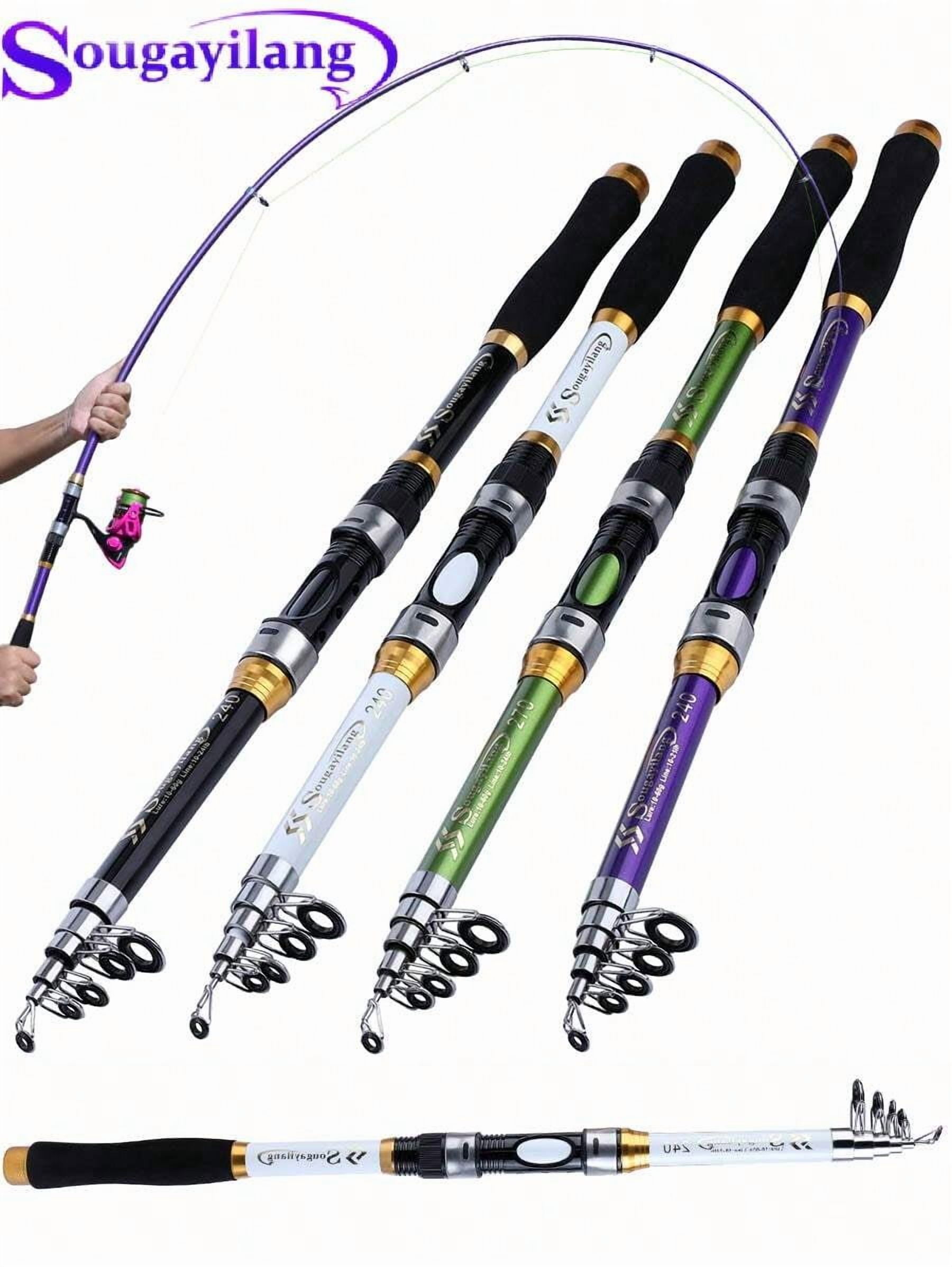 SOUGAYILANG 1.8M 2.1M 2.4M 2.7M 3.0M 3.3M Spinning Fishing Rod Max Drag 10Kg Ultralight Carbon ...