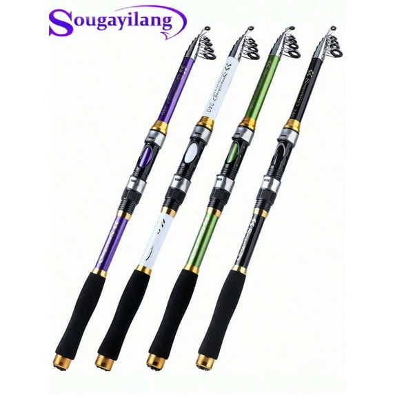 SOUGAYILANG 1.8M 2.1M 2.4M 2.7M 3.0M 3.3M Spinning Fishing Rod Max Drag 10Kg Ultralight Carbon ...