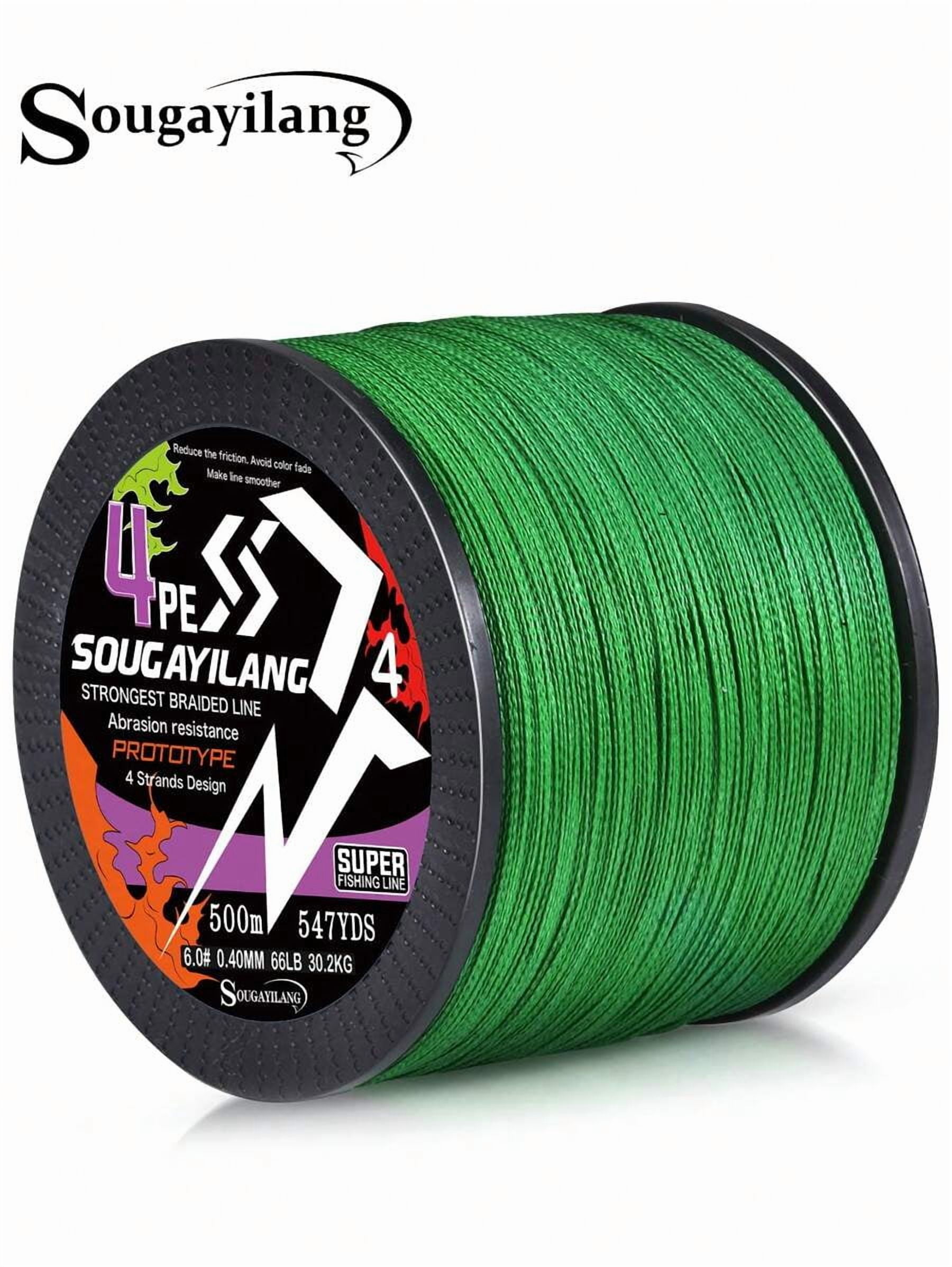 SOUGAYILANG 4 Strands Premium PE Braided Fishing Line - High-Strength ...