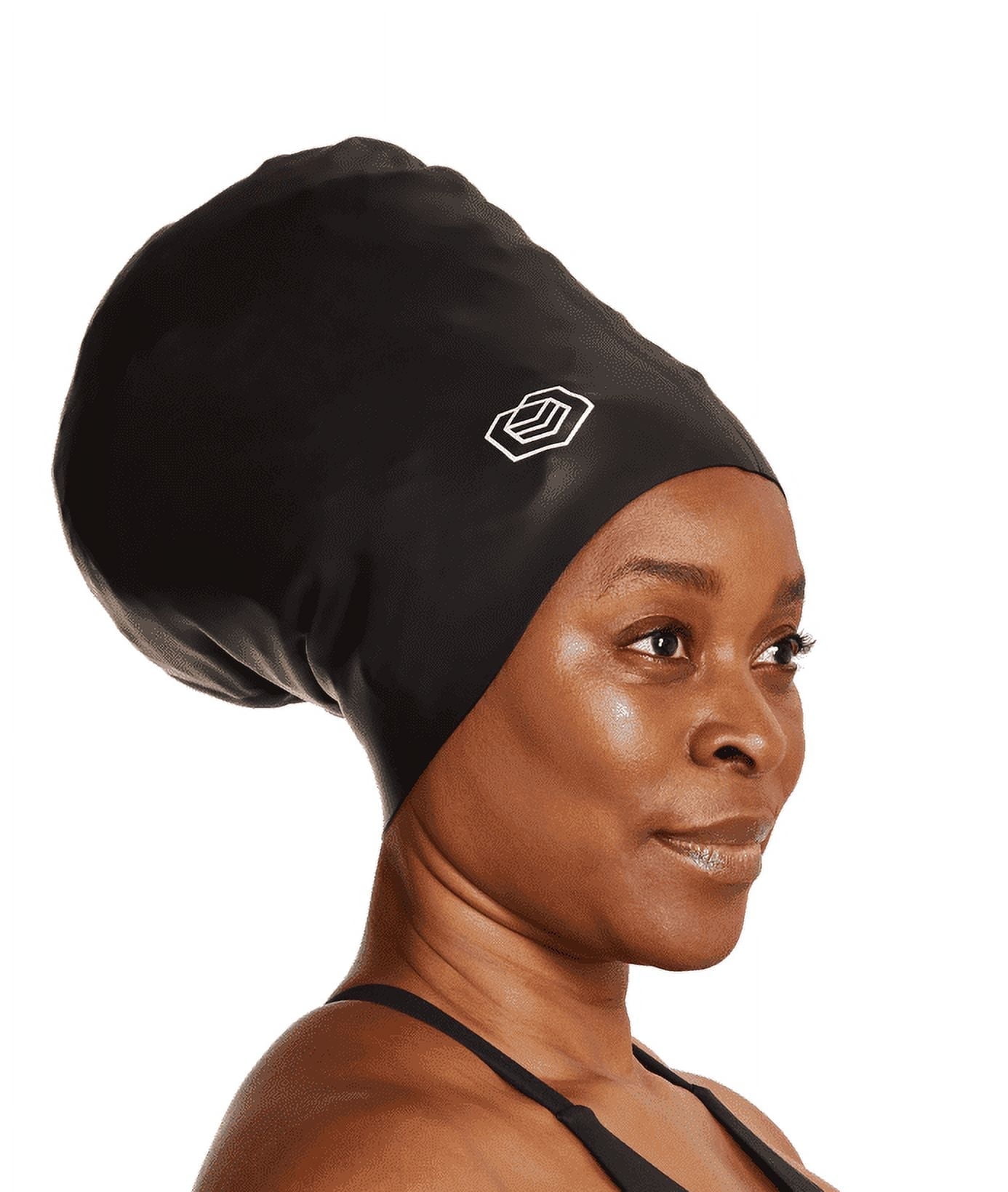 SOUL CAP Extra Large Swim Cap for Adults with Long Hair, Dreadlocks, Braids, Curls & Afros - 100 ...