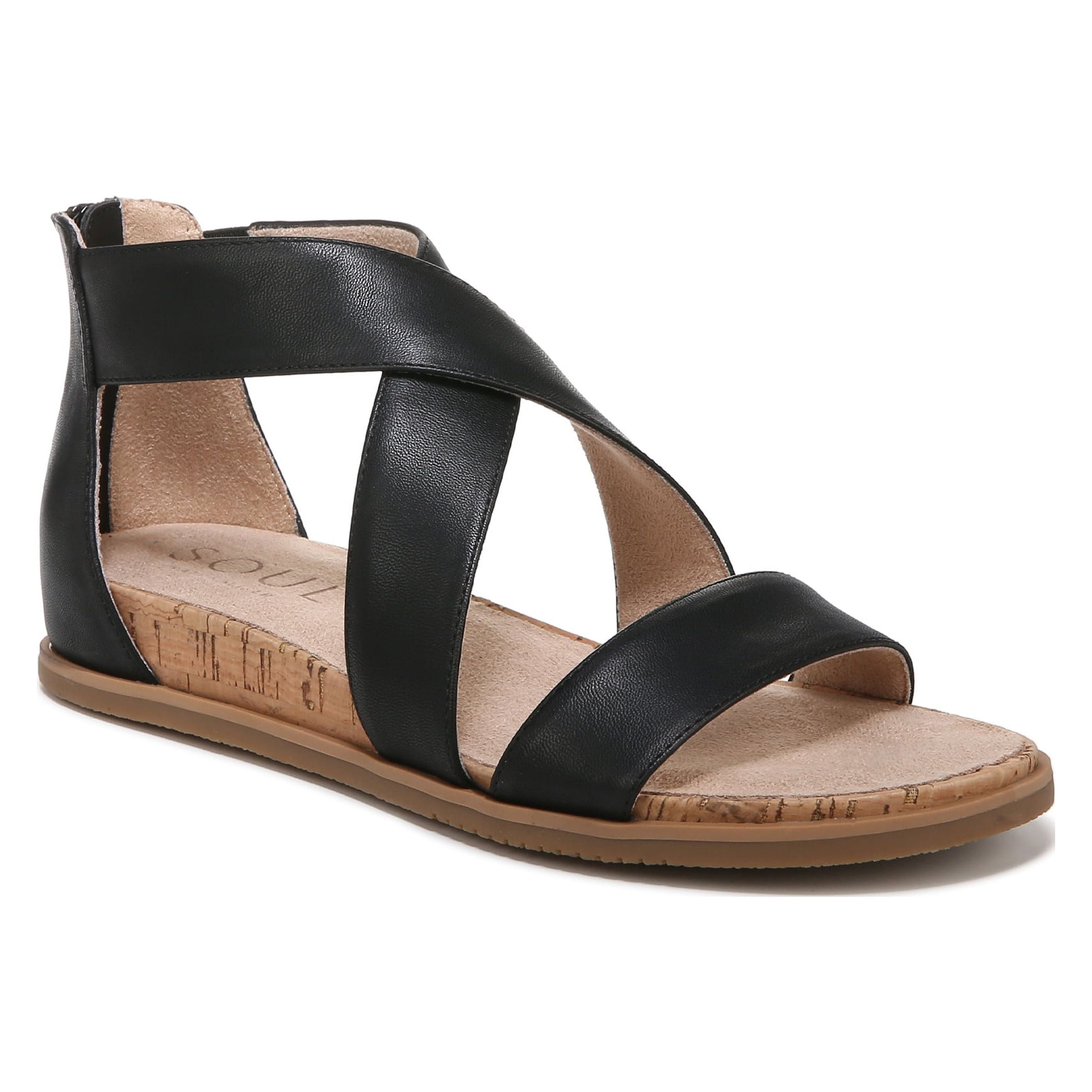 SOUL Naturalizer Womens Cindi Ankle Strap Casual Sandal - Medium & Wide ...
