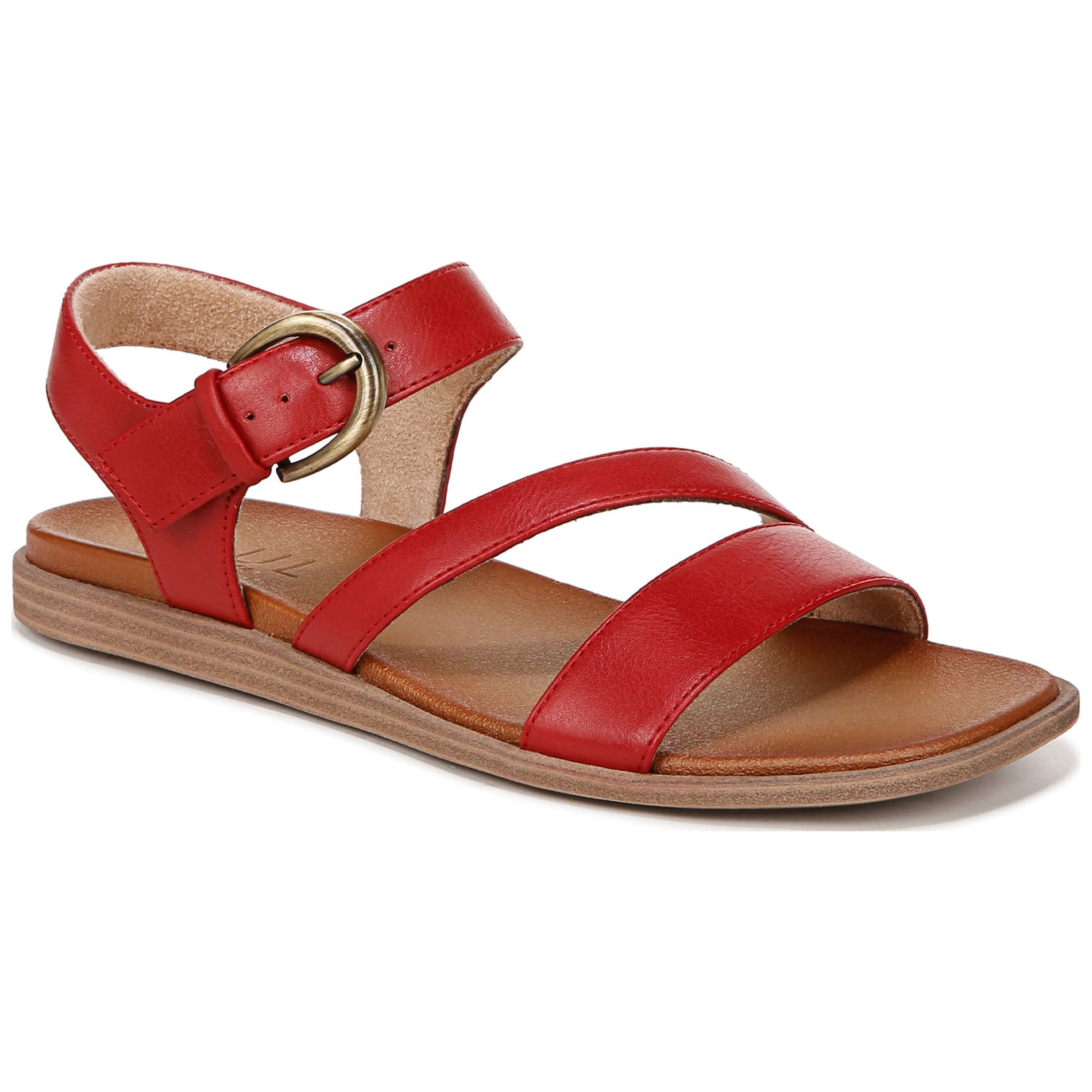 SOUL Naturalizer Women's Jayvee High Arch Strappy Flat Sandal - Open ...