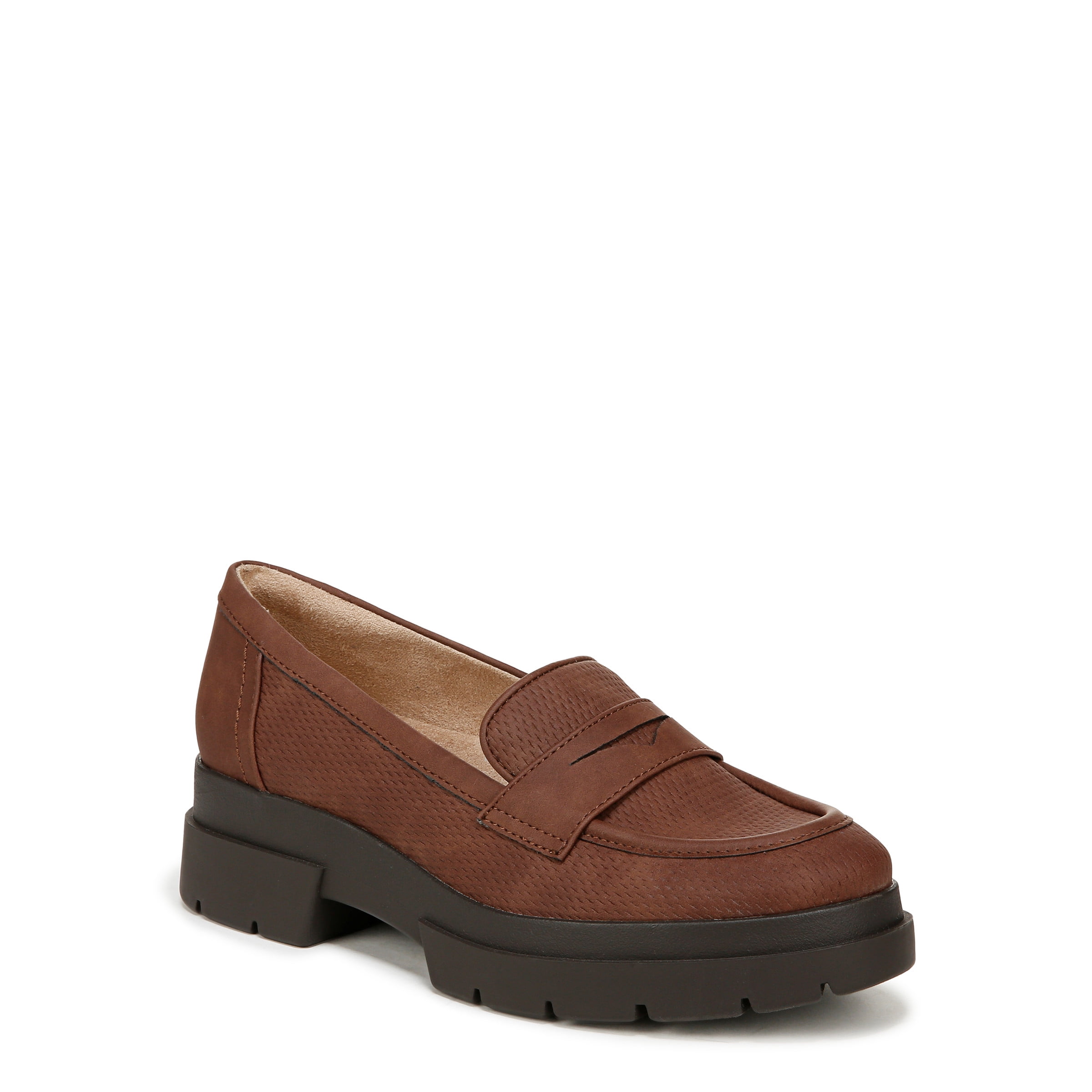 SOUL Naturalizer Womens Ophelia Slip On Lug Sole Loafers - Medium ...