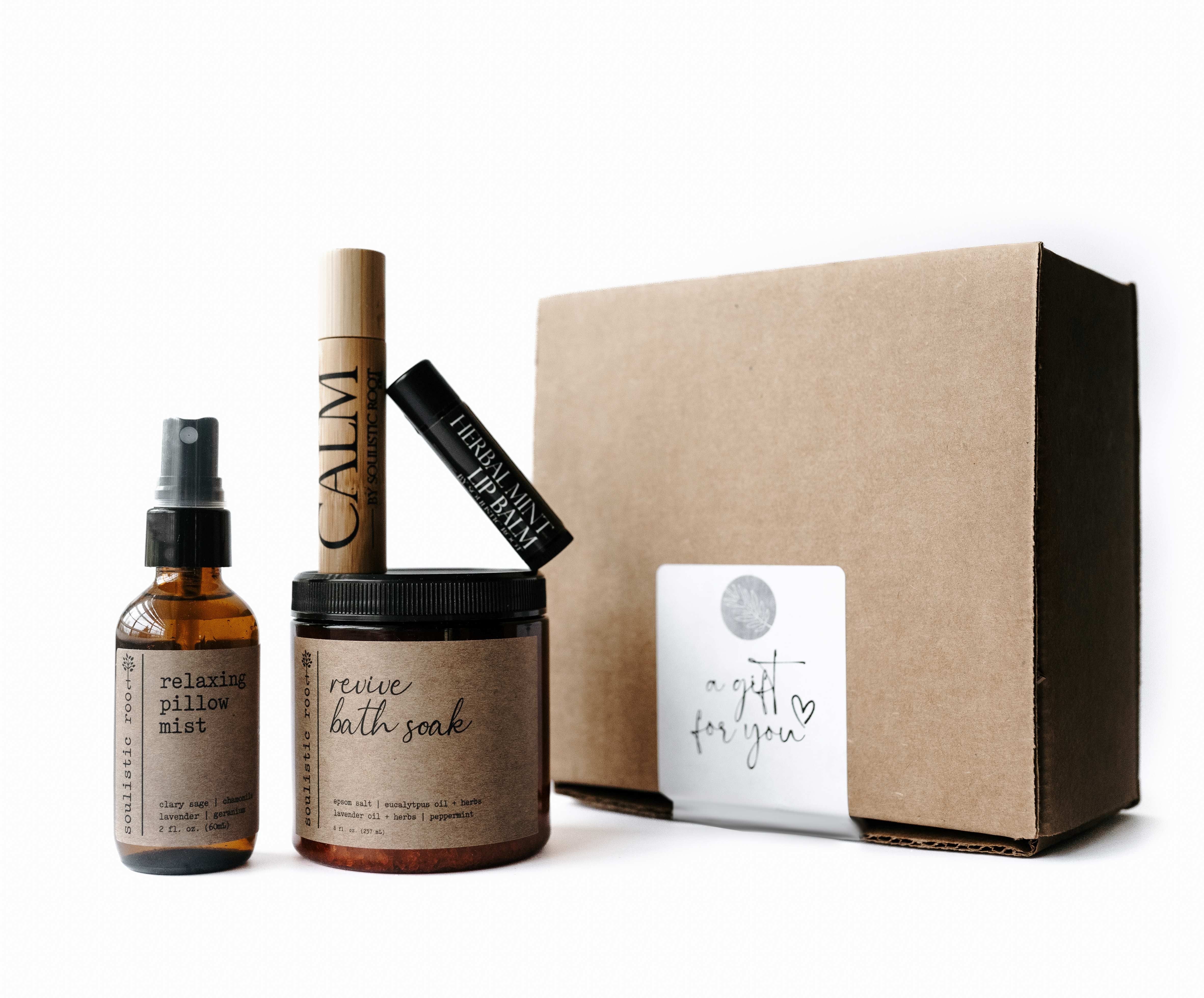 SOULISTIC ROOT Spa Kit for Women – Relaxing Self Care Gift Set with ...