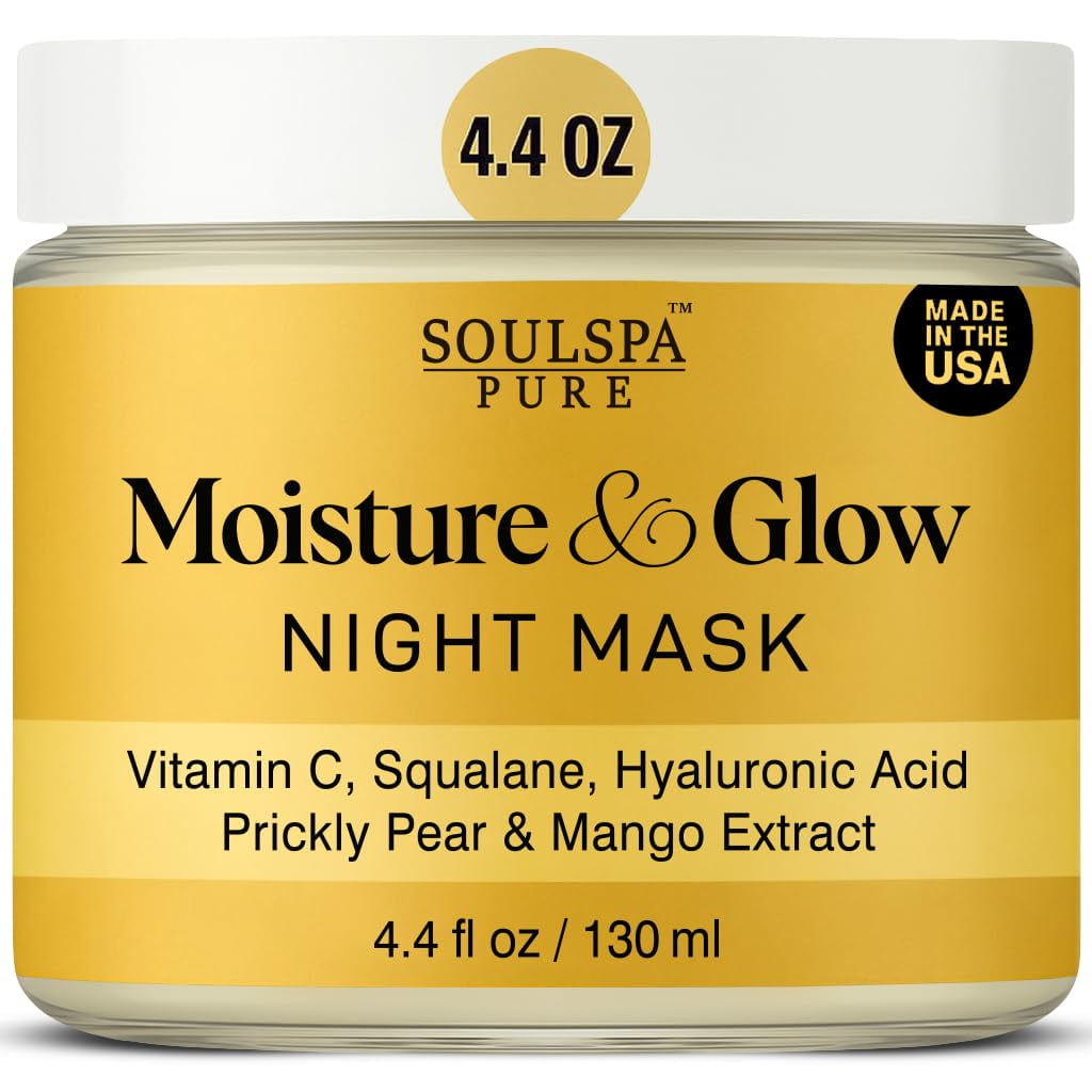 SOULSPA PURE Hydrating Face HMF23 Mask - Overnight Face Mask with ...