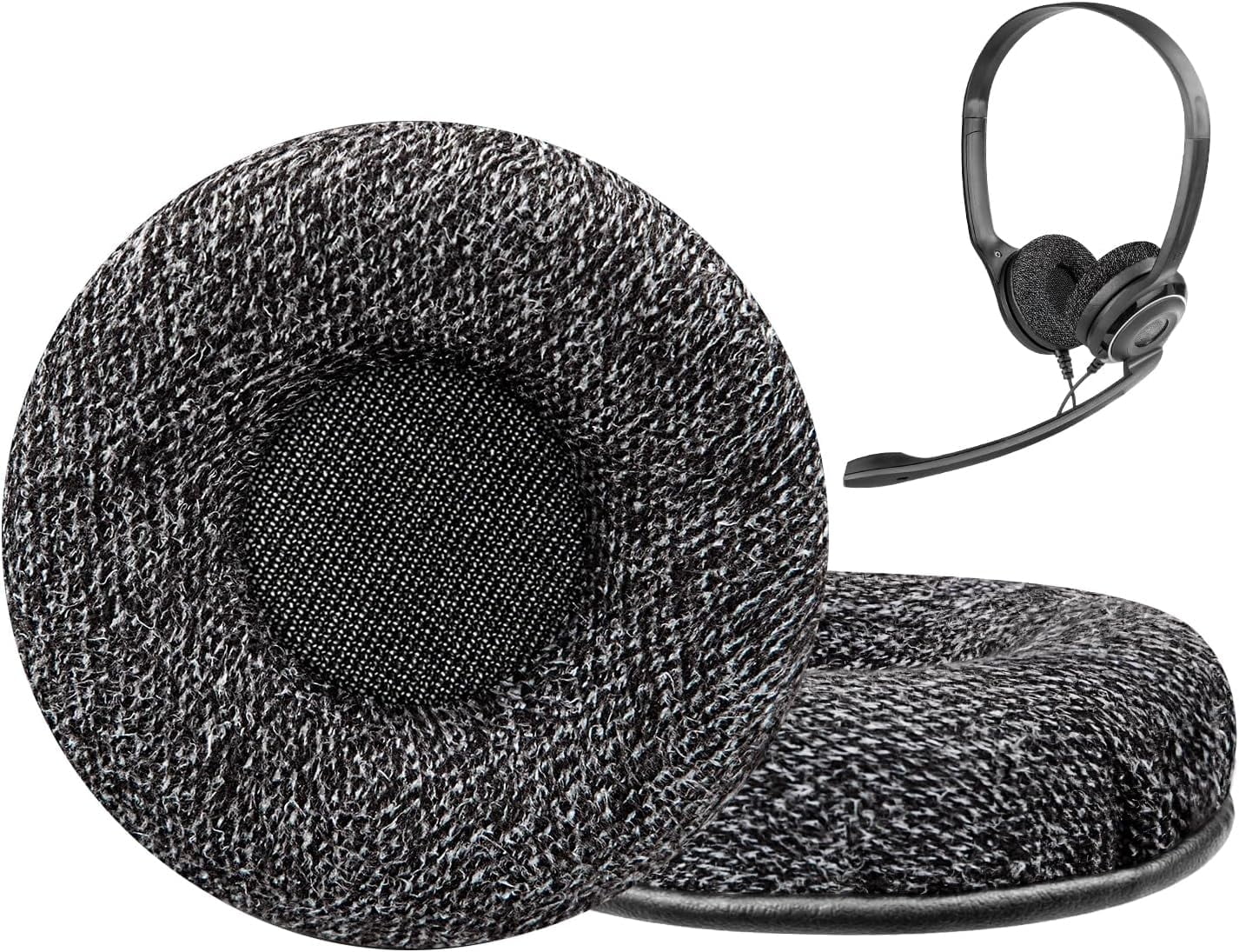 SOULWIT 50mm Ear Pads Cushions Replacement for Sennheiser PX80/PX100 ...