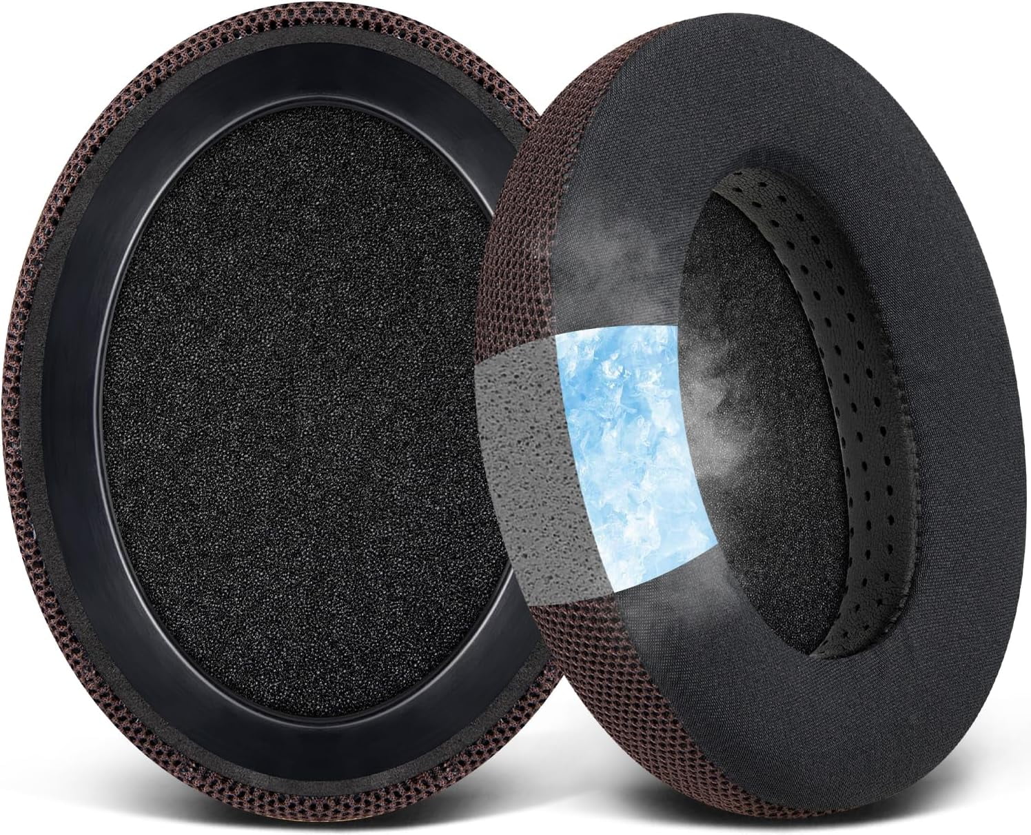 SOULWIT Cooling-Gel Earpads Cushions Replacement for Sennheiser HD650 ...