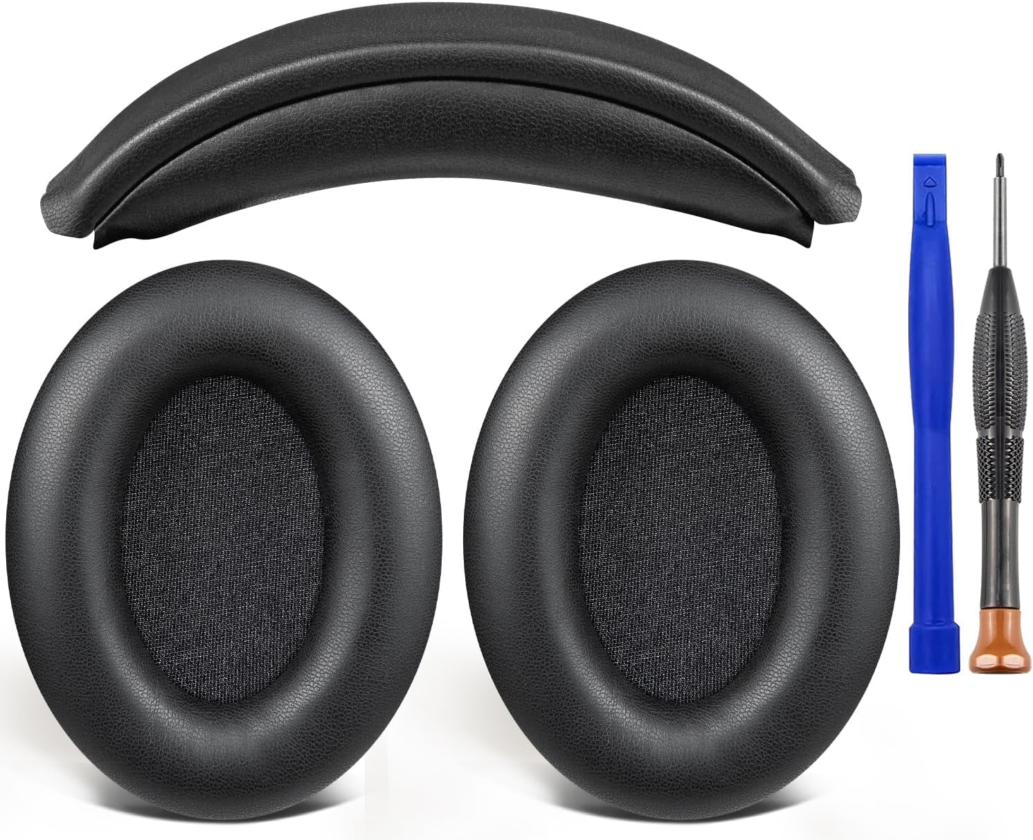 SOULWIT Ear Pads Cushions + Headband, Replacement Kit for Sony WH ...