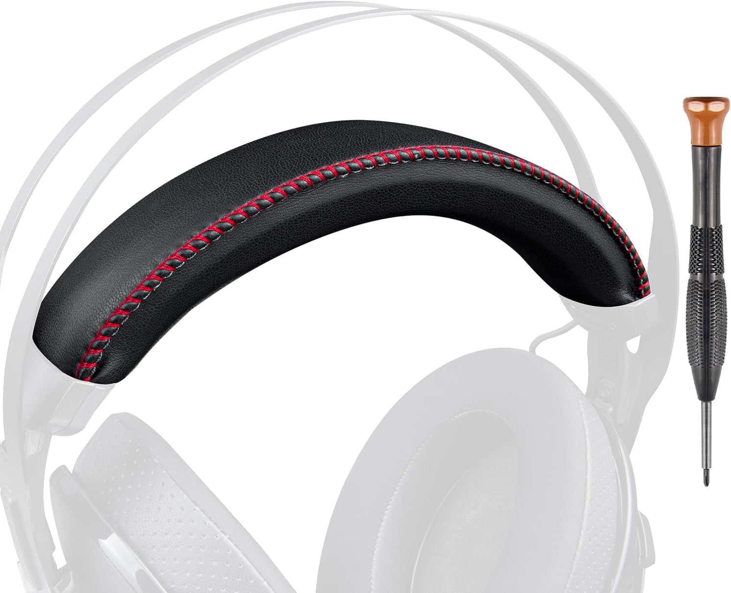 SOULWIT Protein Leather Headband Cover for HyperX Cloud Revolver ...