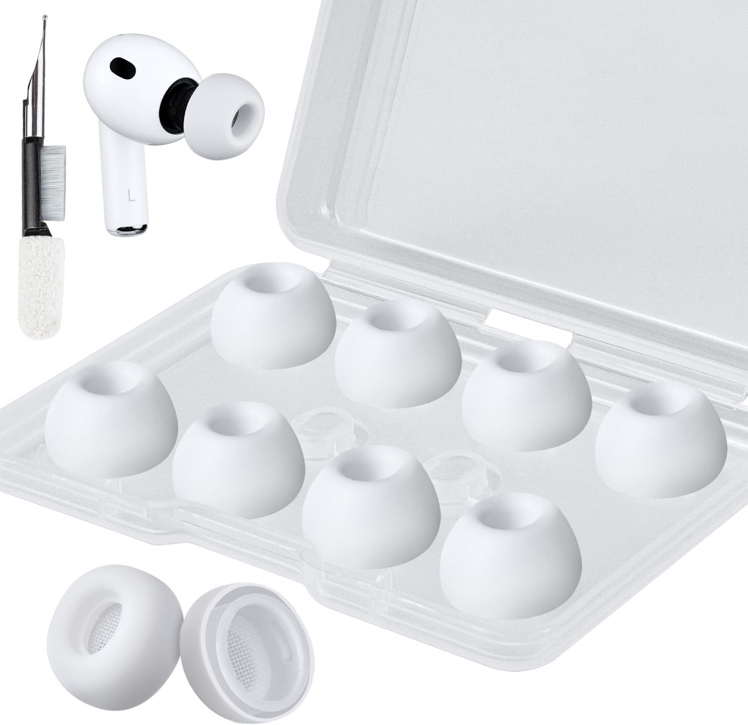 SOULWIT Silicone Eartips for AirPods Pro 3 (3rd Generation 2025), Pro3 ...