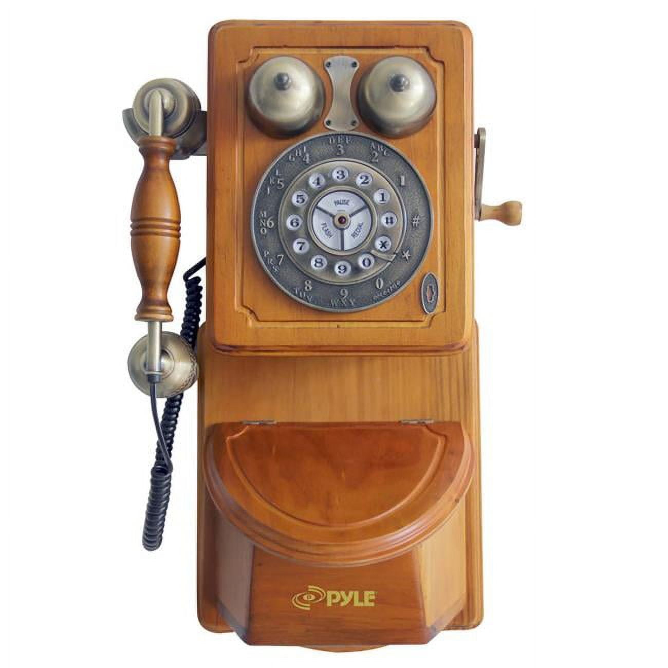 SOUND AROUND-PYLE INDUSTRIES Retro Home Vintage Country Wall Phone ...