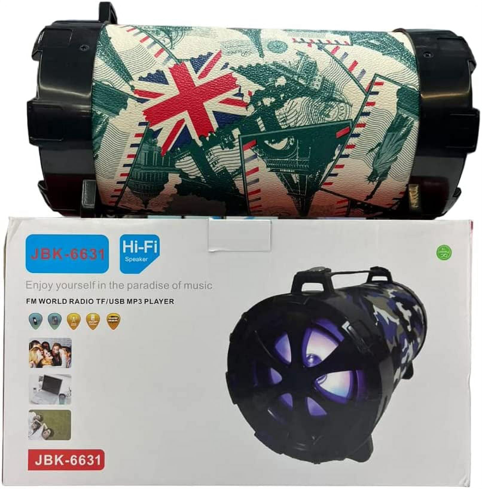 SOUND HIT! Wireless Portable Speaker with Powerful Stereo Sound, Deep ...