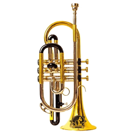 SOUND SAGA® Cornet Trumpet With All Accessories Including Mouthpiece ...