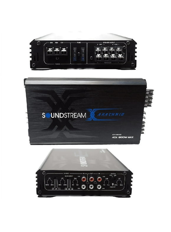 4 Channel Car Amplifiers in Car Amplifiers - Walmart.com