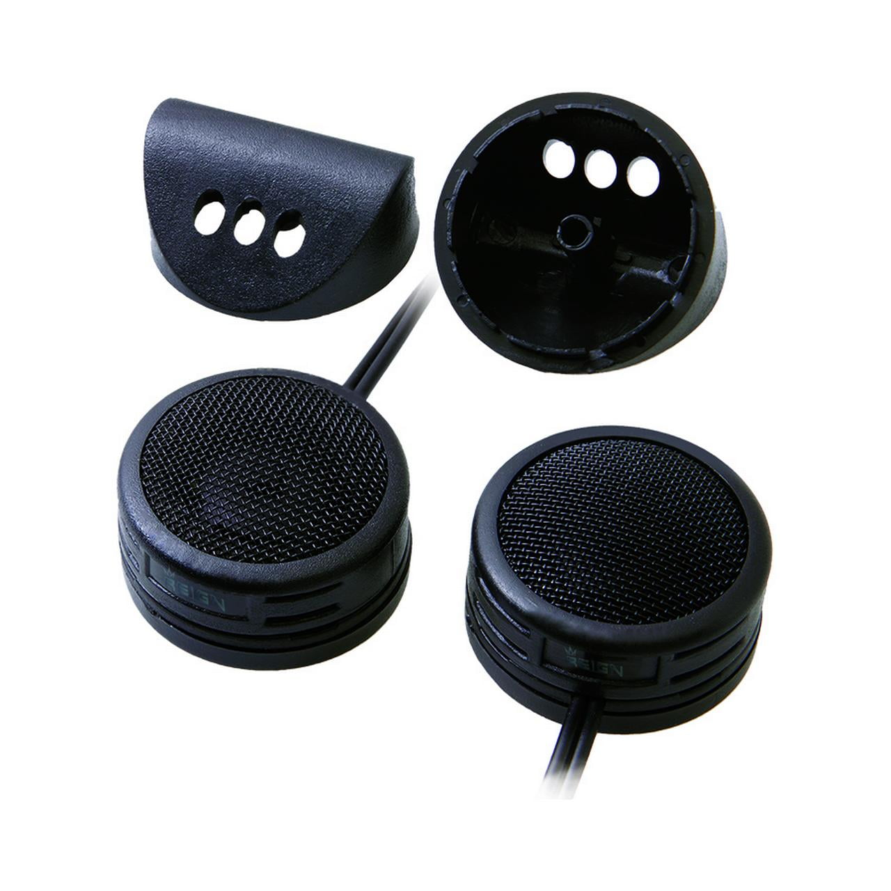 SOUNDSTREAM Reign Series SR-1 Dome 1" Tweeter, 3 Way Mount Super 1 Inch ...