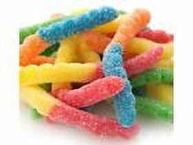 SOUR NEON INCH WORMS - Jelly Candy - 3 LB BAG - FRESH - FRESH & TASTY ...