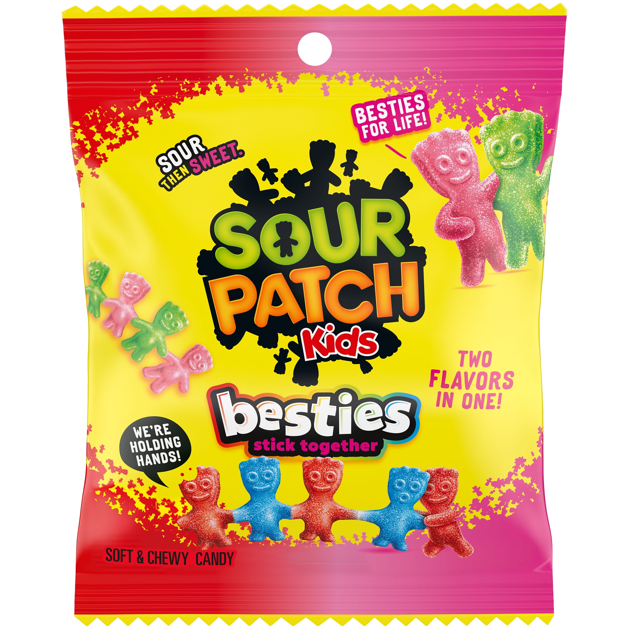 SOUR PATCH KIDS BESTIES ASSORTED SOFT CANDY 3.18 OZ - Walmart.com