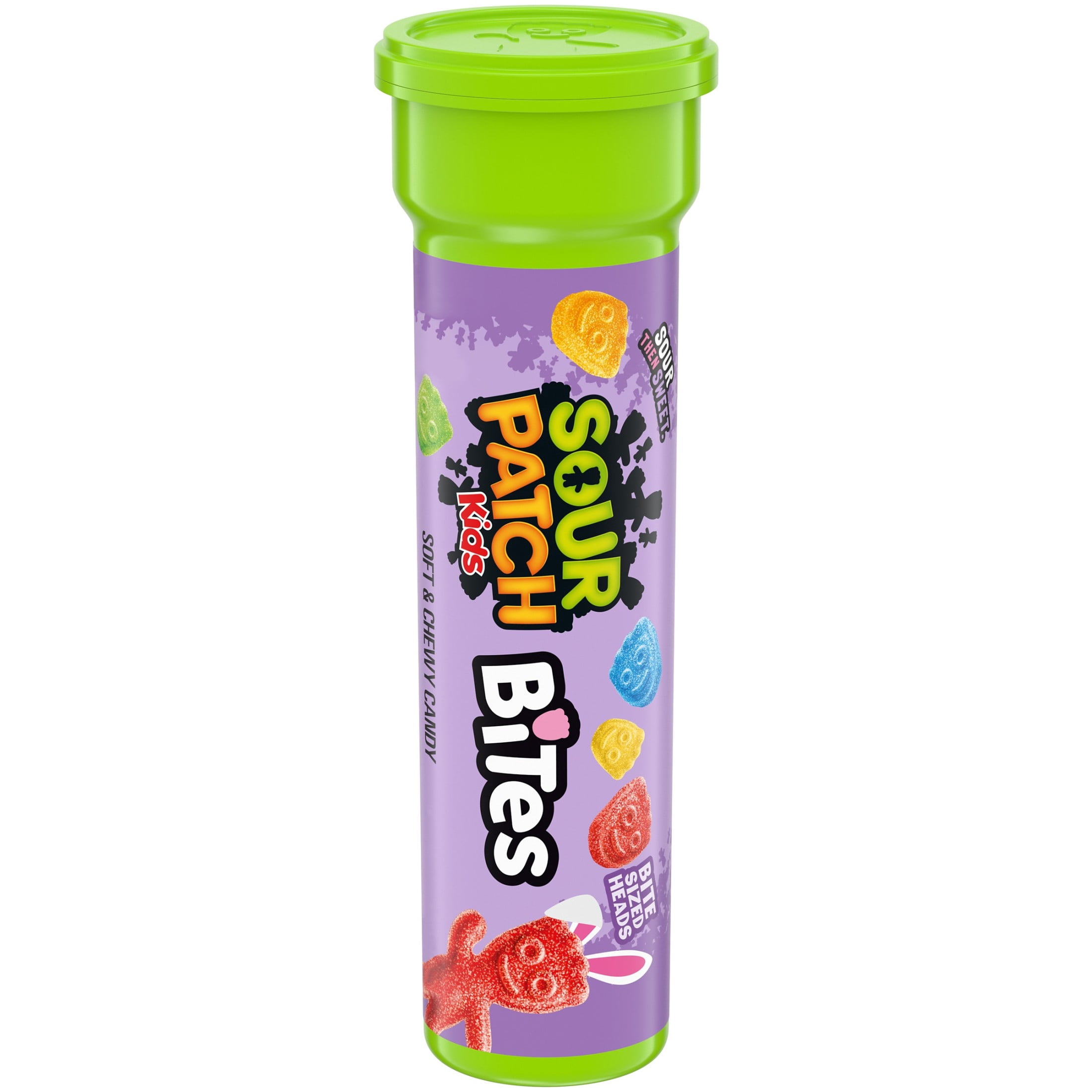 SOUR PATCH KIDS Bites Soft & Chewy Candy, Easter Candy, 1.8 oz Tube ...