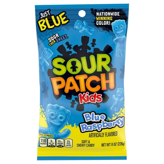 SOUR PATCH KIDS Red, BCF26 White & Blue Soft & Chewy Candy, Bulk Candy ...