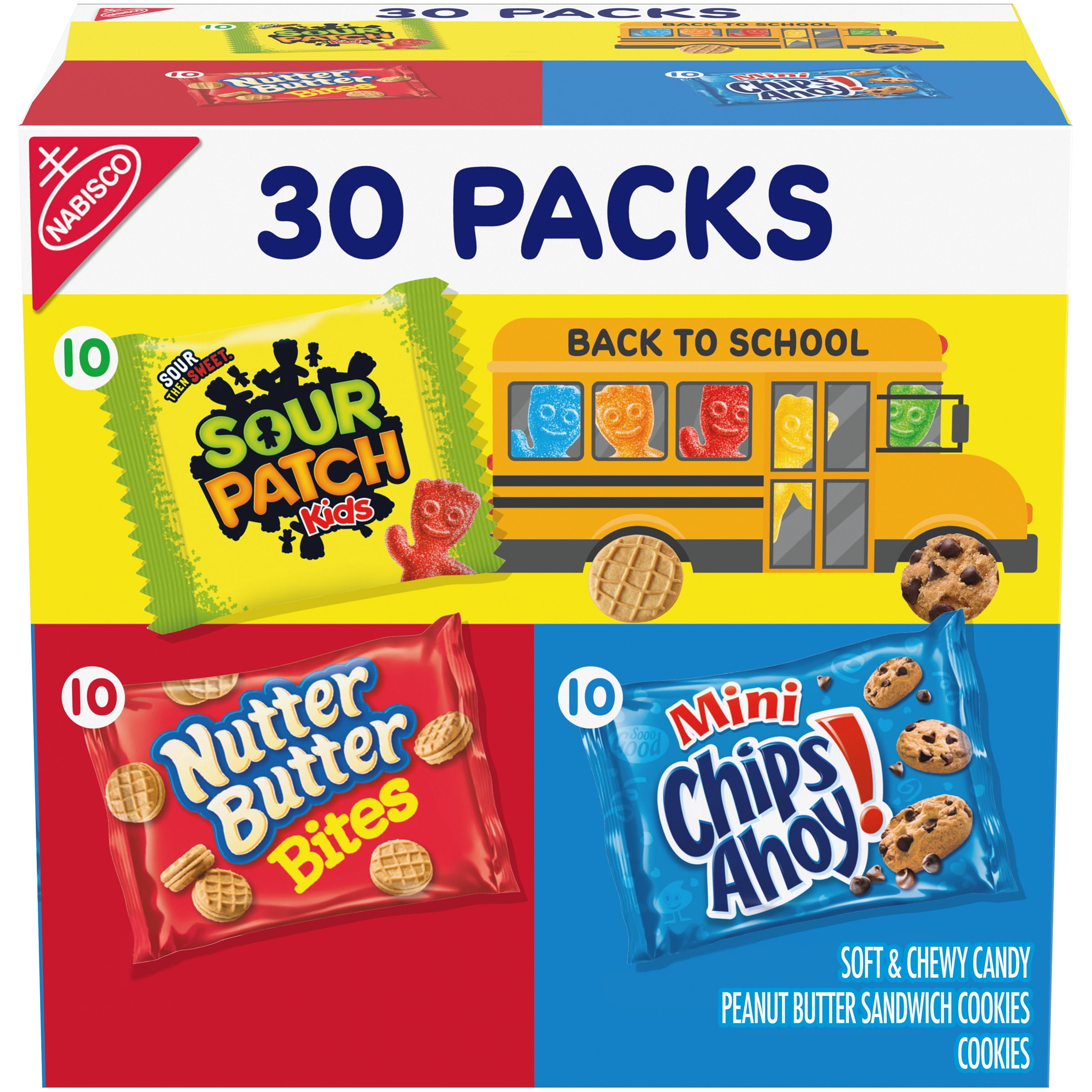 SOUR PATCH KIDS Candy, CHIPS AHOY! Mini Cookies & Nutter Butter Bites ...