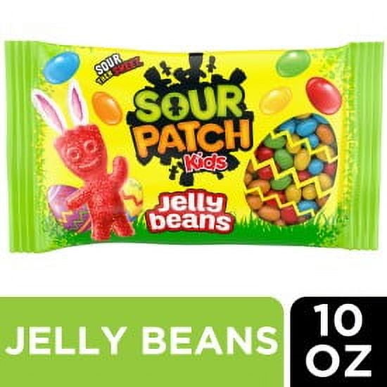 SOUR PATCH KIDS, Sour Then Sweet Easter Jelly Beans Candy, 10 oz ...