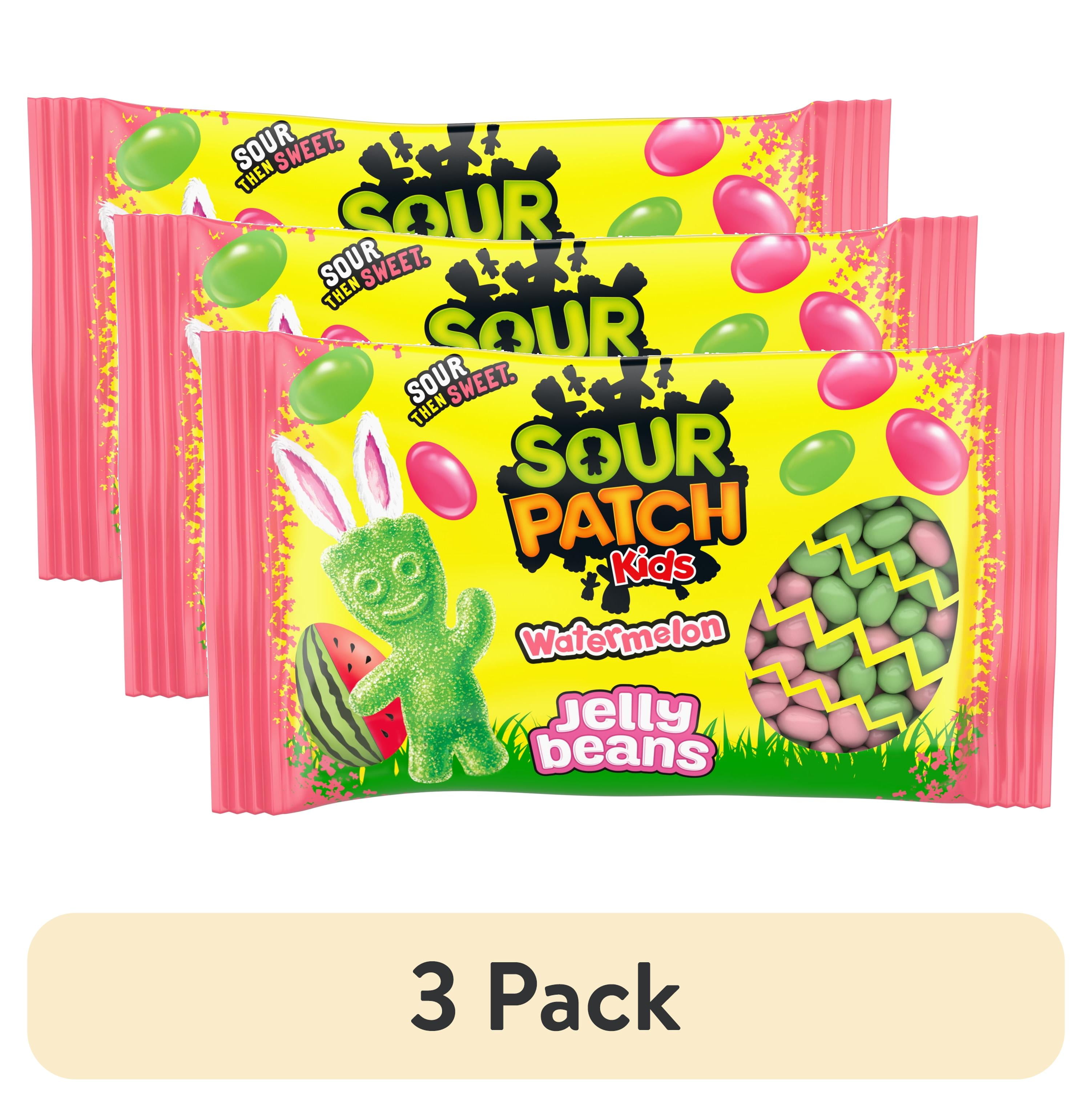 (3 pack) SOUR PATCH KIDS Watermelon Jelly Beans, Easter Candy, 10 oz ...