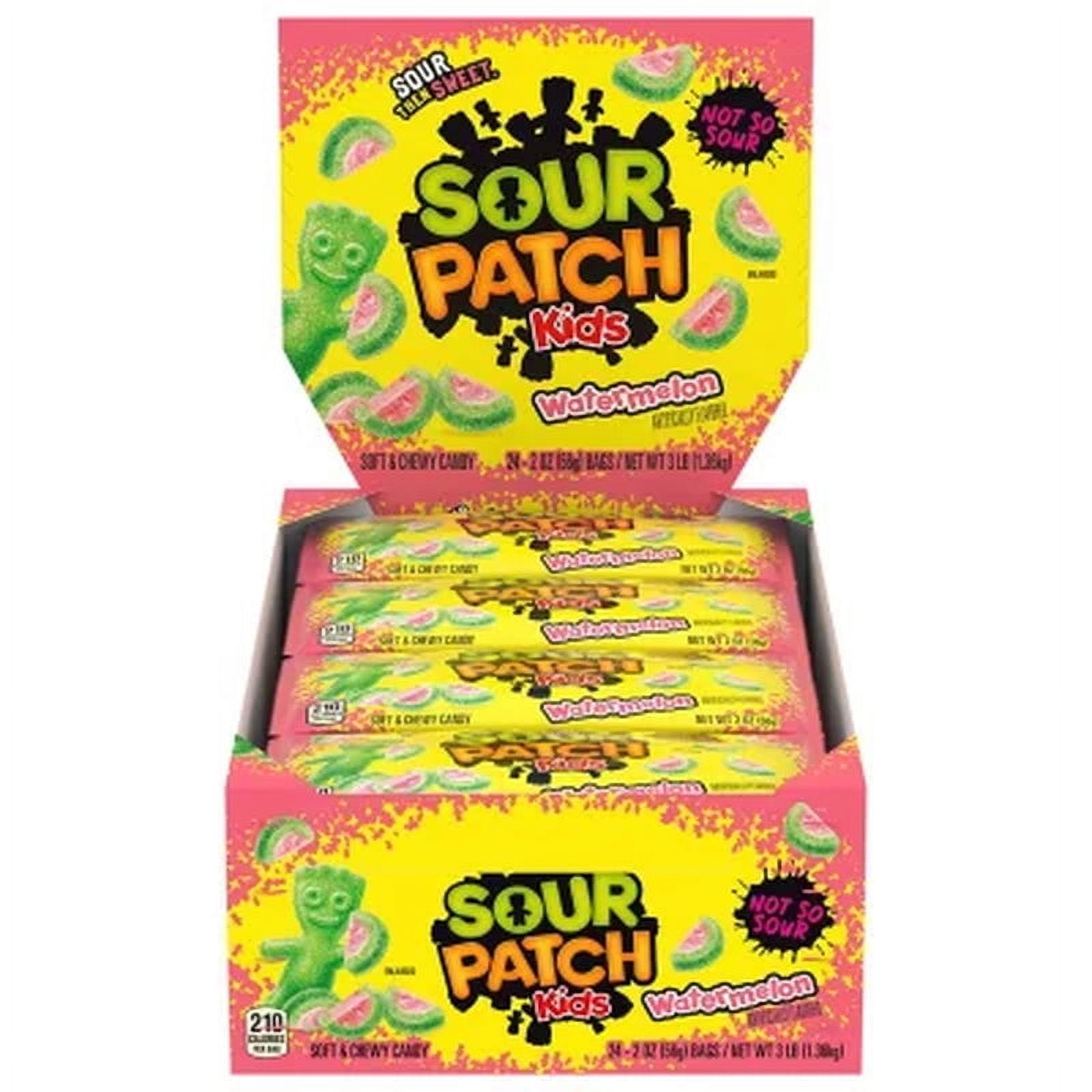 SOUR PATCH KIDS Watermelon Soft Chewy Candy, 2 Oz., 24 Pk. - Walmart.com