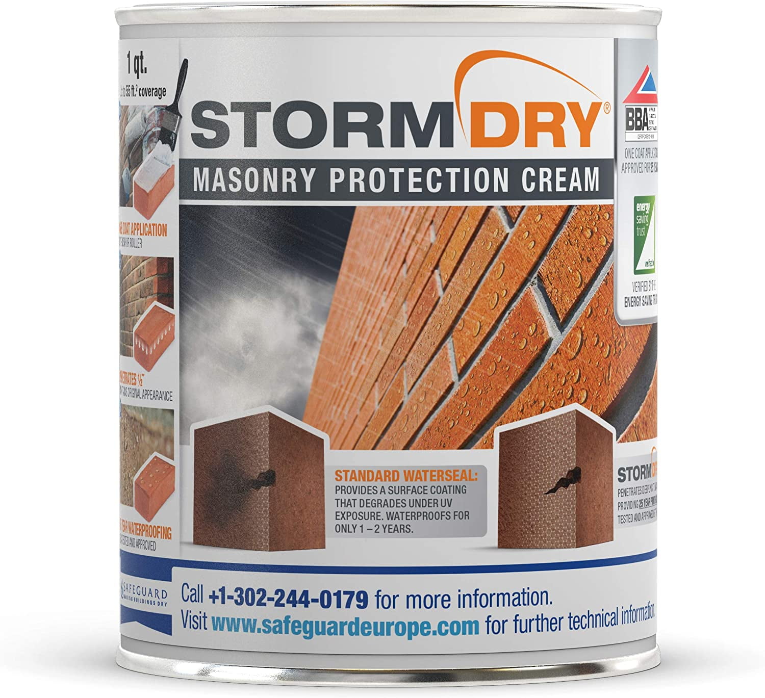 SOURCE Masonry Protection Cream (1 Quart) Certified Brick, Stone ...