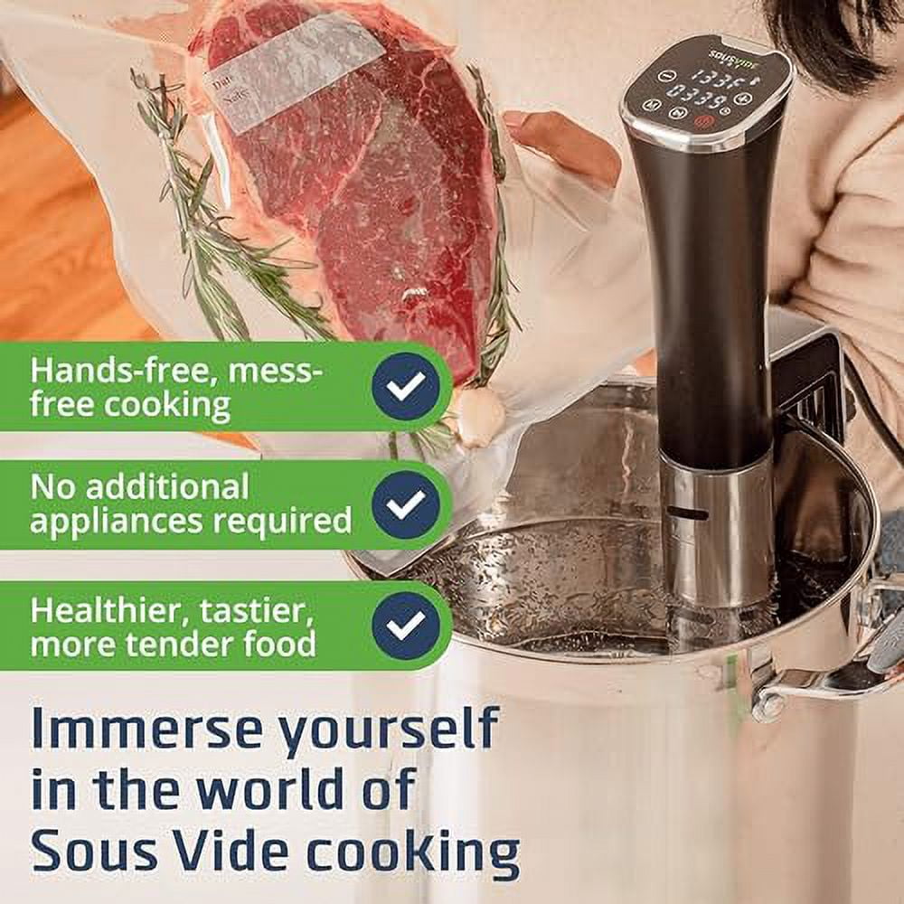 SOUSVIDE ART Sous Vide Immersion Cooker Kit - Machine with Digital ...