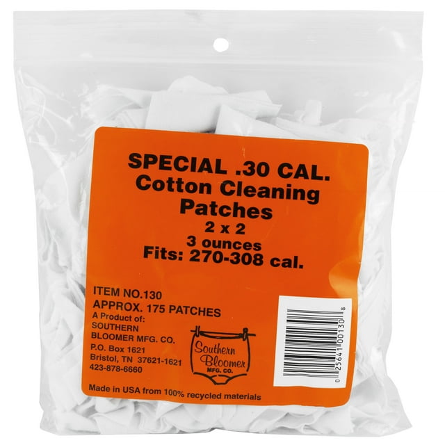 SOUTHERN BLOOMER CLEANING PATCHES 30 CAL - Walmart.com