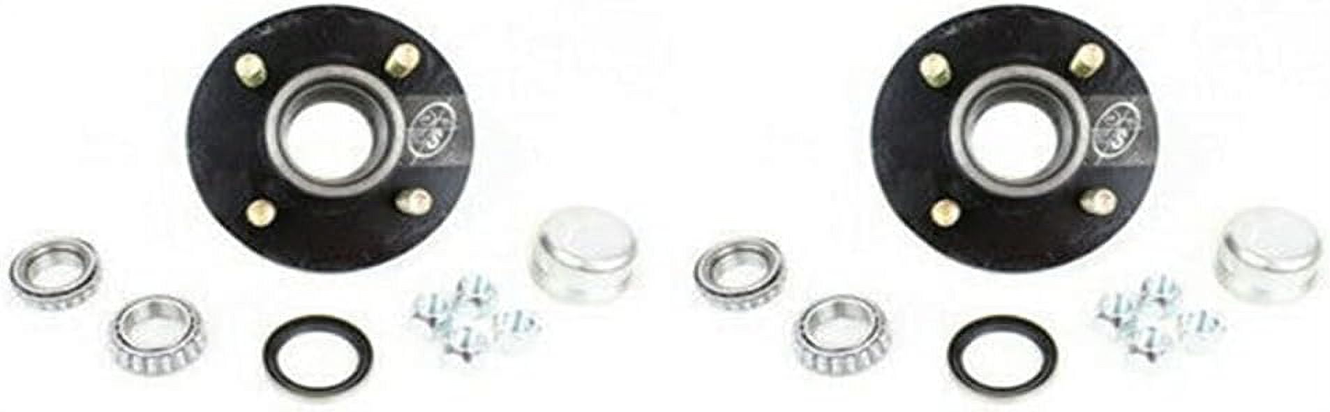 SOUTHWEST WHEEL 2-Pack 4-Hole, 4" Bolt Circle Idler Hub for 2,000 lb. Axles (BT9 Spindle) for 1 ...