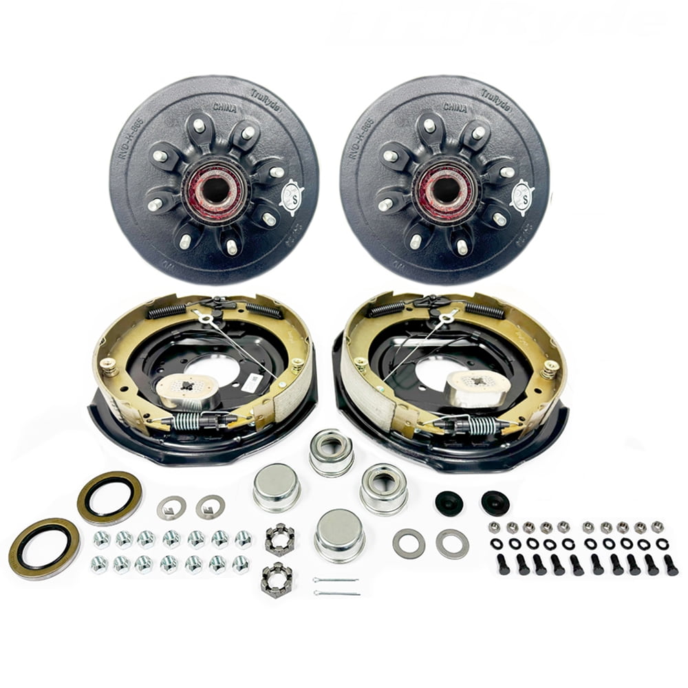 SOUTHWEST WHEEL Pre-Greased 8-6.5" Self-Adjusting Electric Brake ...