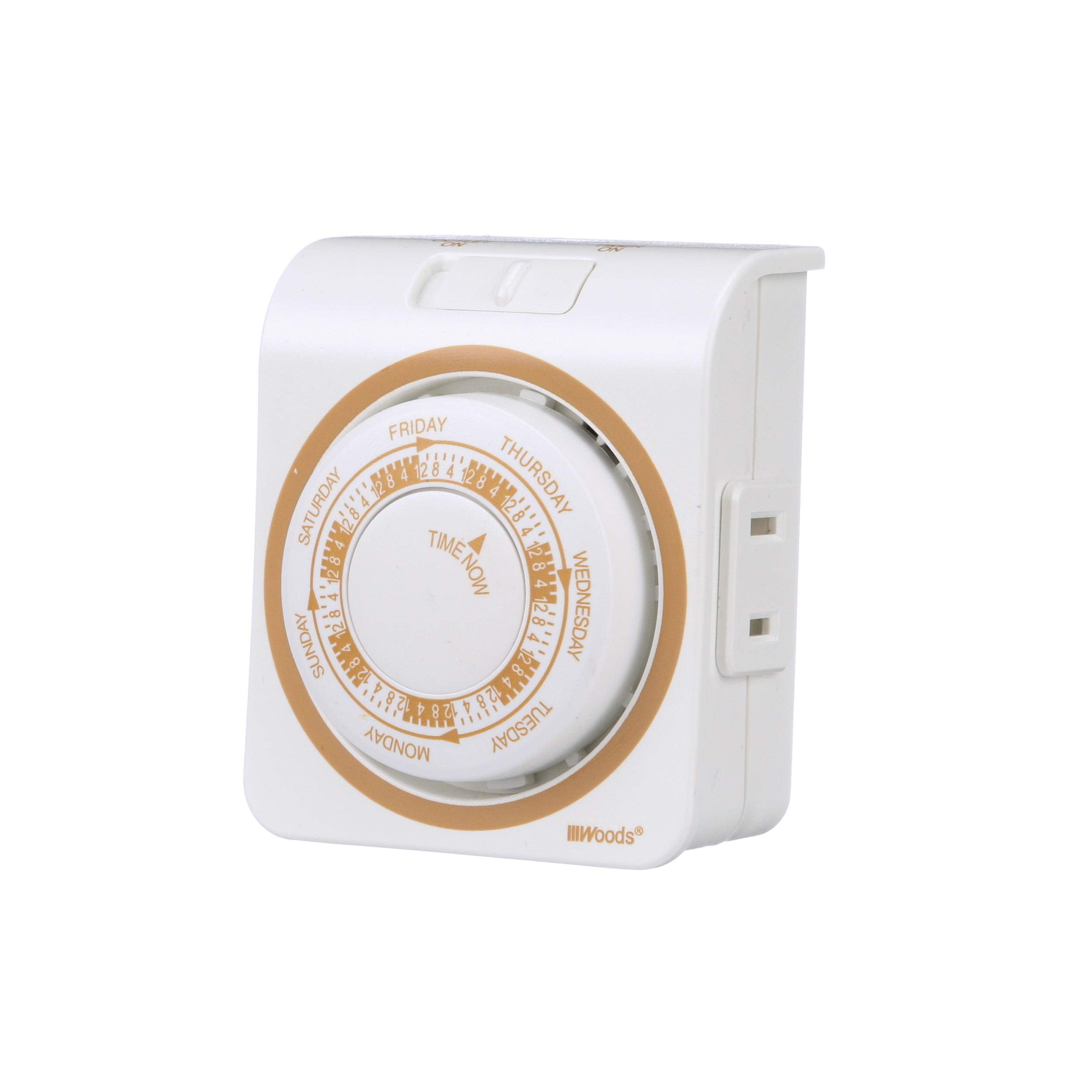Woods 7-Day Indoor Mechanical Vacation Security Timer 50003 ...