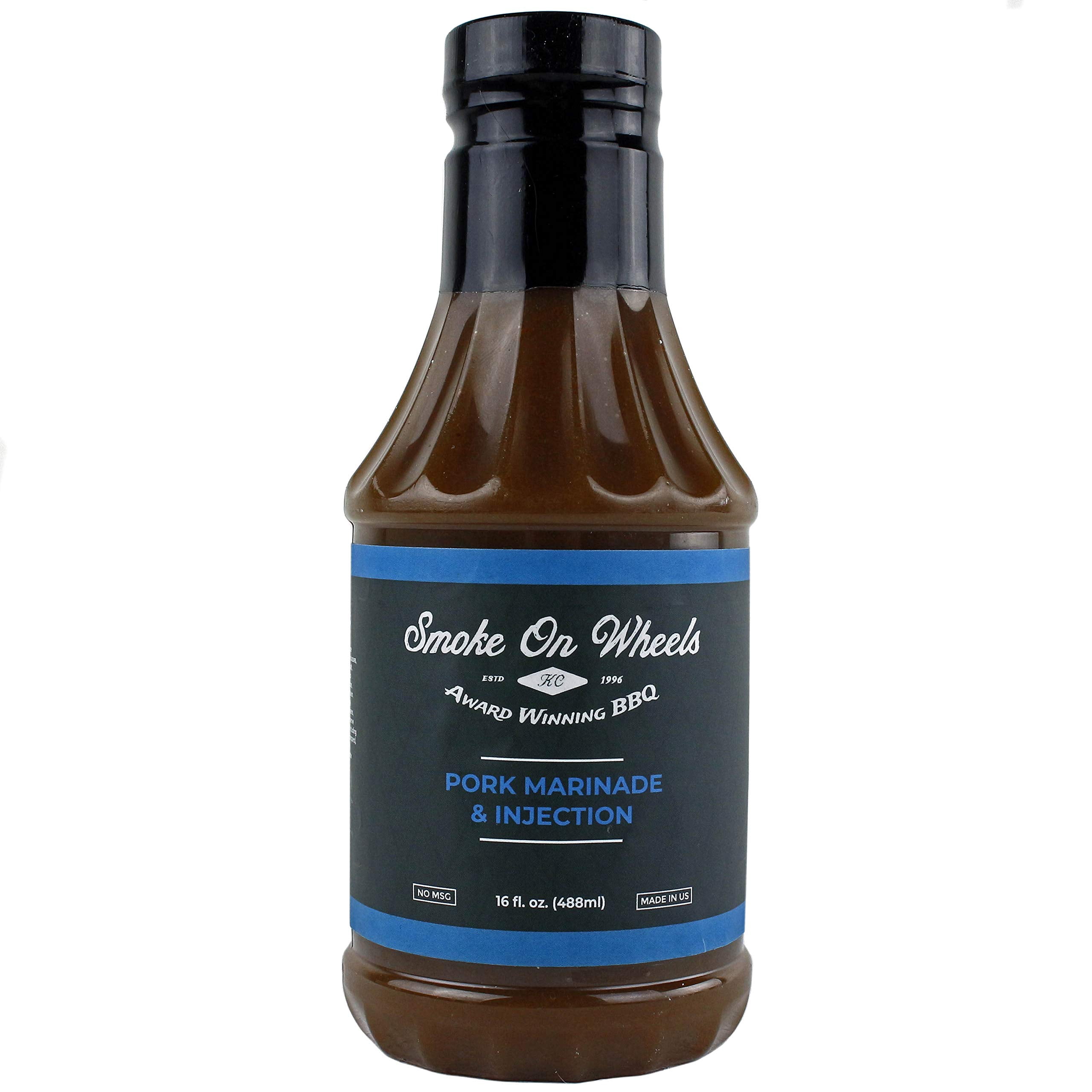 SOW Smoke on Wheels SAF21 Pork Marinade & Injection - 16oz - Walmart.com