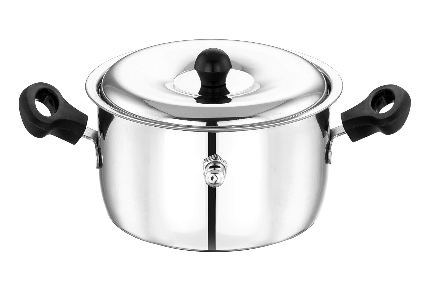 SOWBAGHYA Stainless Steel Milk Boiler 1 Litre Silver Milk Boiler Cooker ...