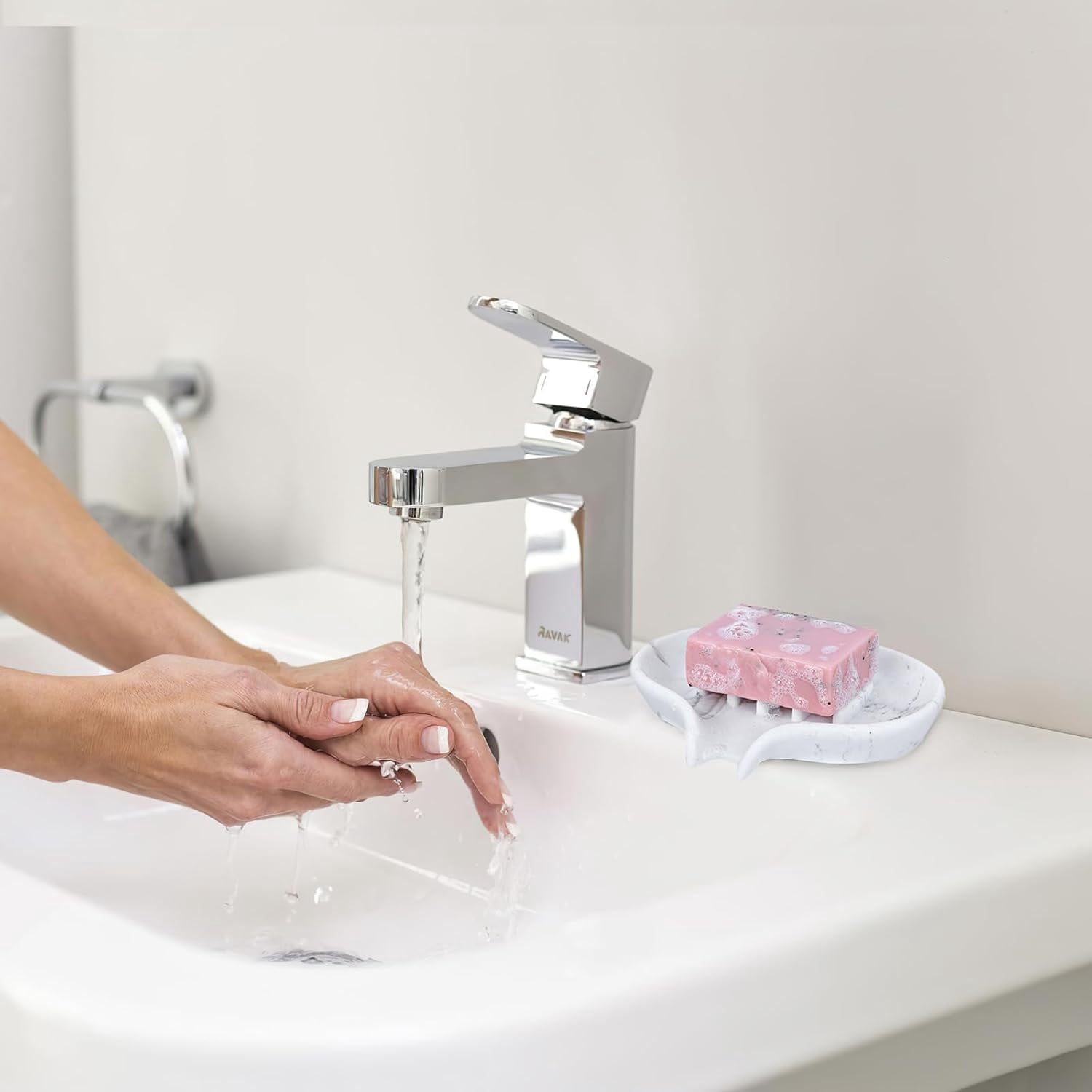 SOWEIS-Soap Dish with Drain- Self Draining Bar Soap Holder for Shower ...