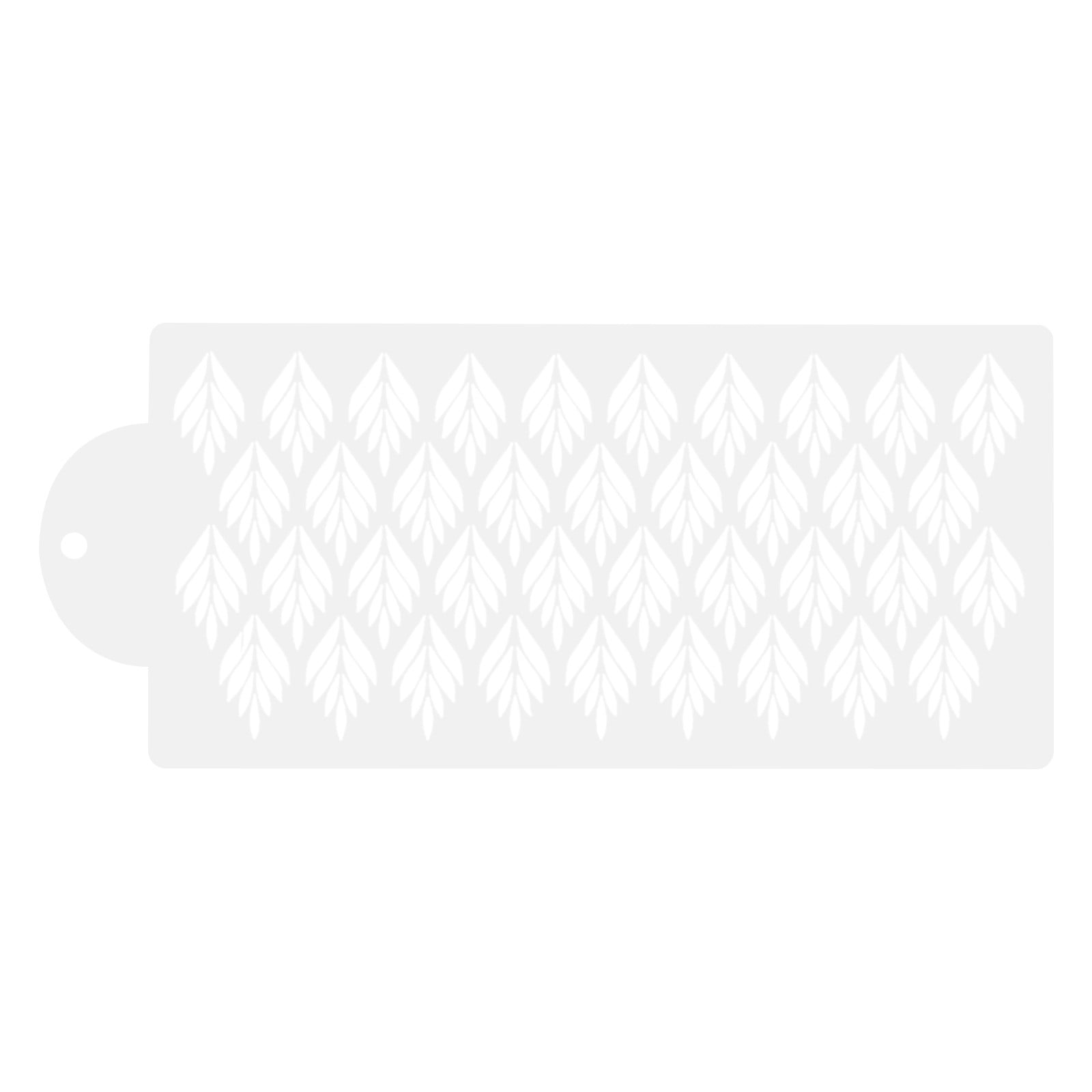 LMEEOR Stencils Cake DIY Decorating Floral Molds Flower Cake Spray Ear ...