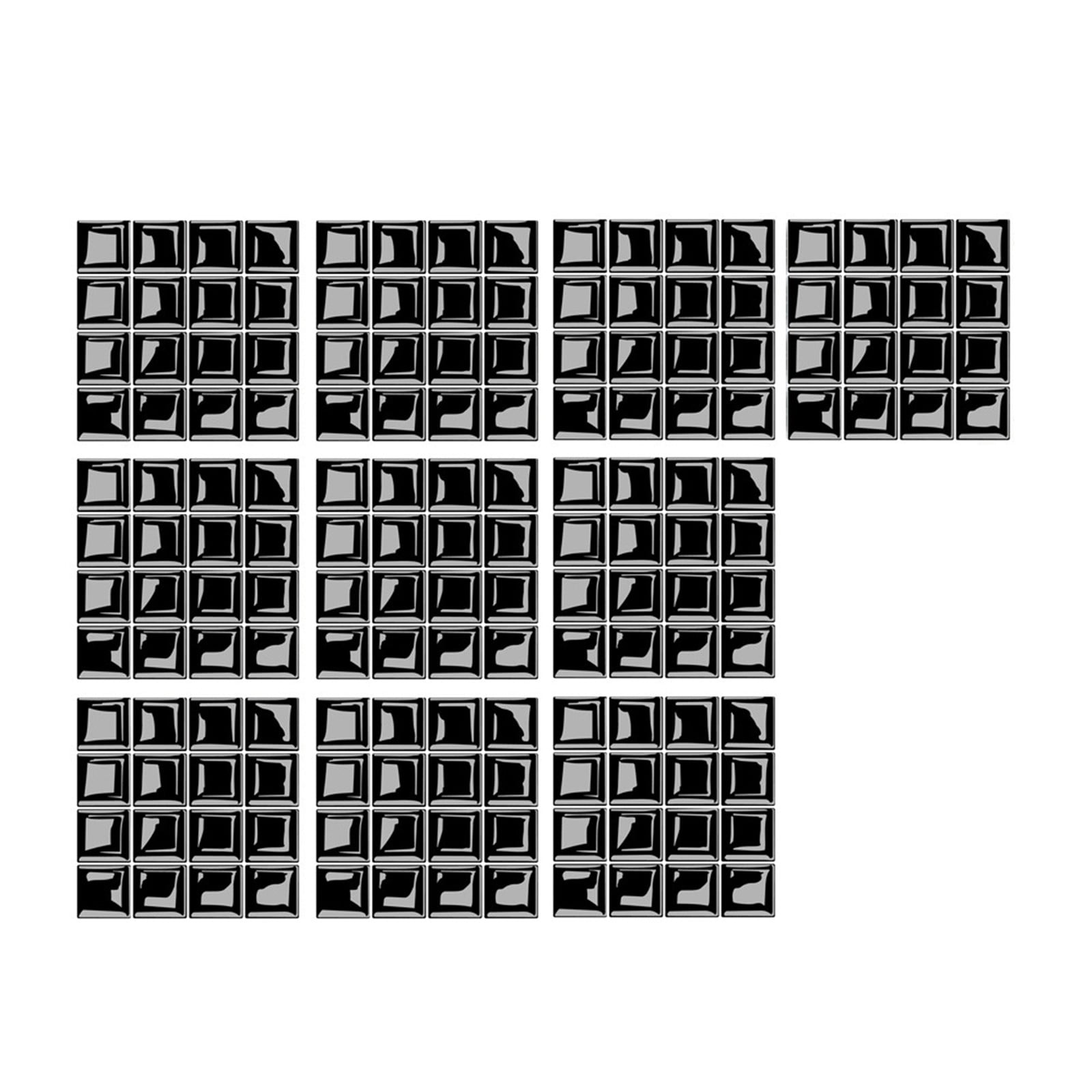 LMEEOR Wall Stickers 10Pcs Crystal Tile Stickers DIY Self-Adhesive Wall ...