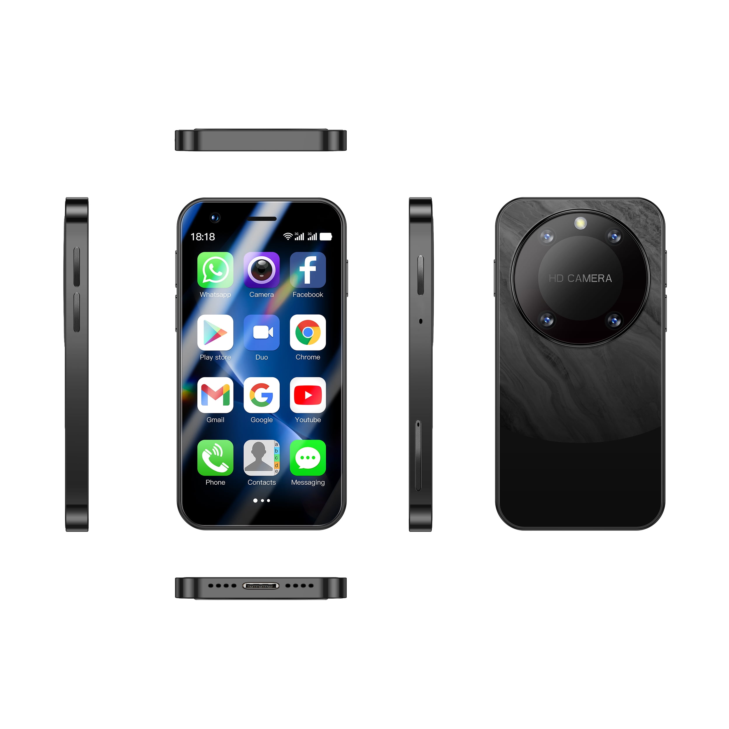 SOYES F8 Pro Max Mini Android8.1 Smartphone 3.0 Inch Display 1GB RAM 16GB ROM Dual SIM Standby ...