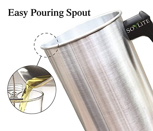 SOYLITE CANDLES Soy Lite Candle Making Pouring Pot, 4 pounds, Drip Less ...