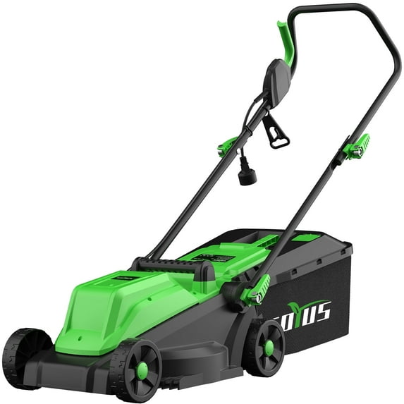 SOYUS Electric Lawn Mower Corded, 13" 11-Amp Lawn Mowers with 8 Gallon ...