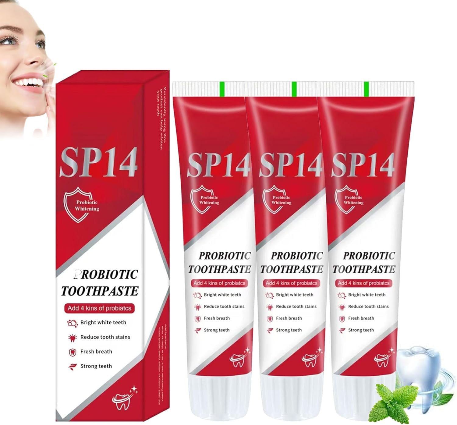 SP-14 Ultra Whitening Toothpaste - Add High Activity Probiotics, SP 14 ...