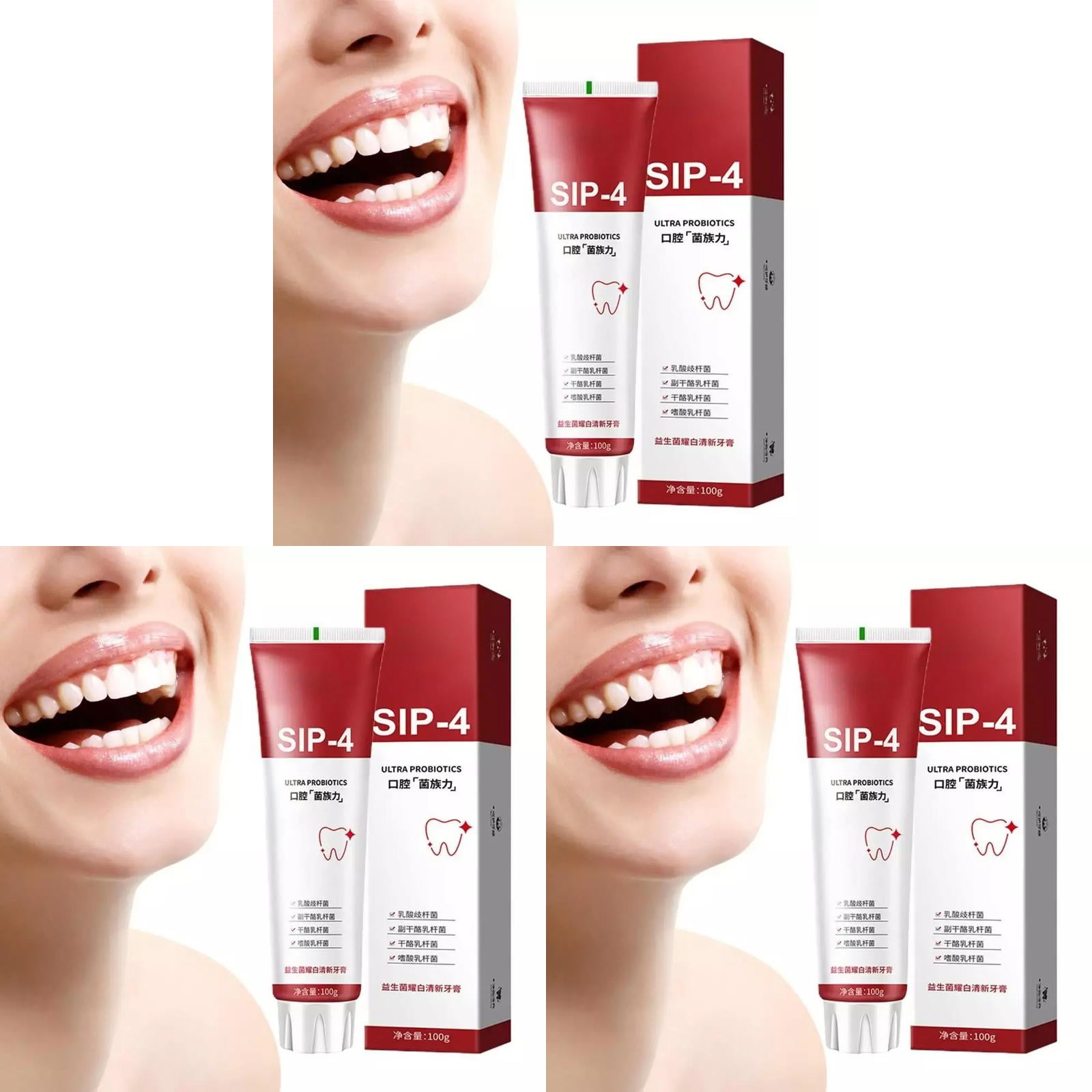 SP 4 Probiotic Toothpaste Tooth Stain Removal Stains Breath Freshening ... SP 4 Probiotic Toothpaste Tooth Stain Removal Stains Breath Freshening ...