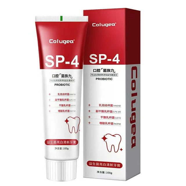 SP-4 Probiotic Whitening Toothpaste Effectively Removes Dirt Stain ...