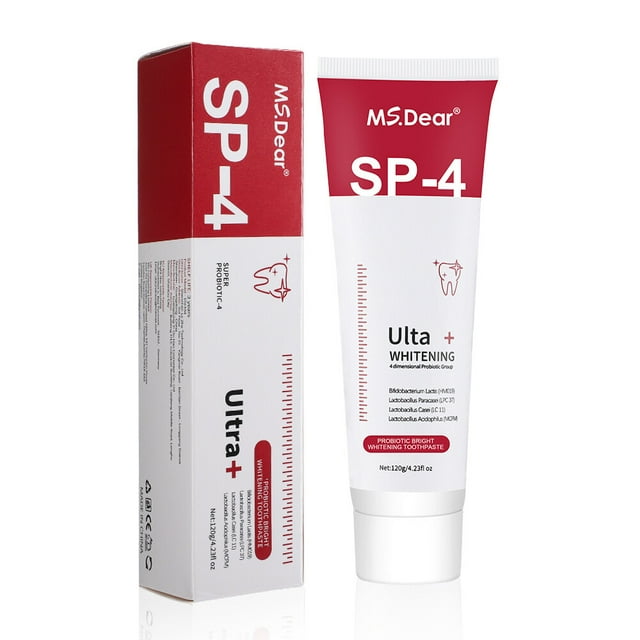 SP-4 Probiotics Brightening Toothpaste, 120g Sp-4 Toothpaste Fresh ...